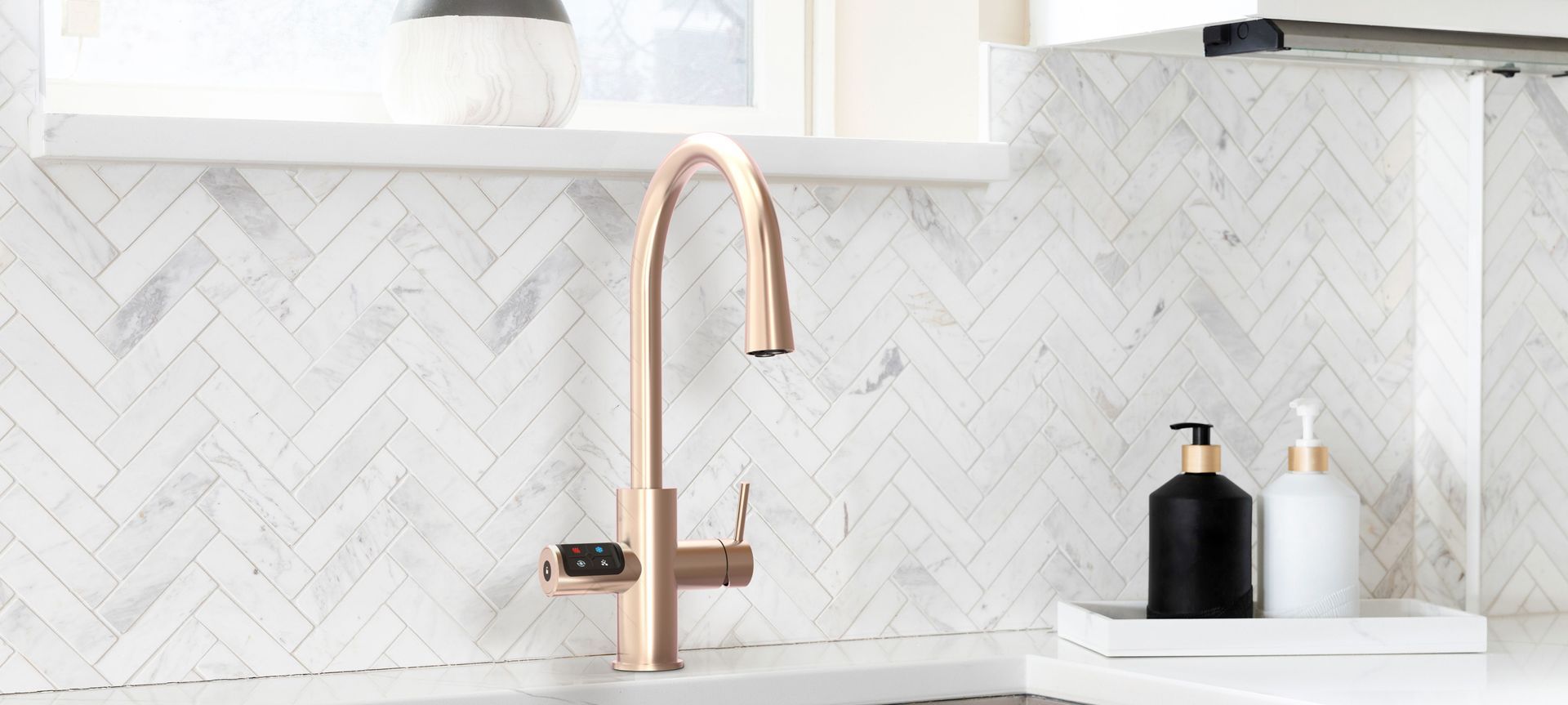 One tap wonder: instant boiling, chilled and sparkling water at the ...