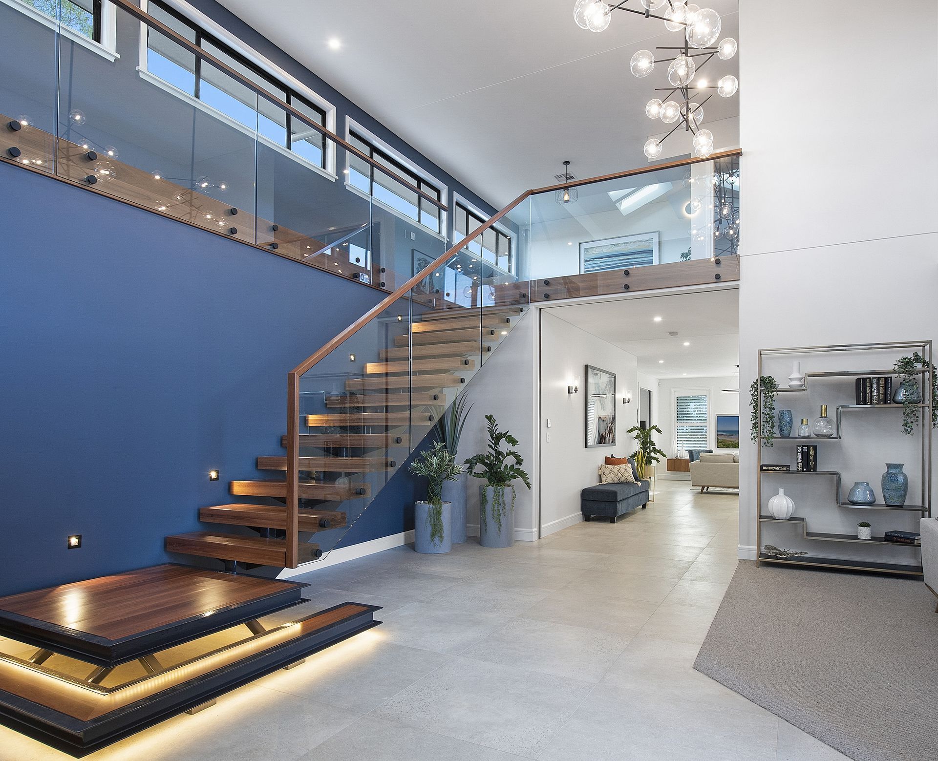 futuristic house interior