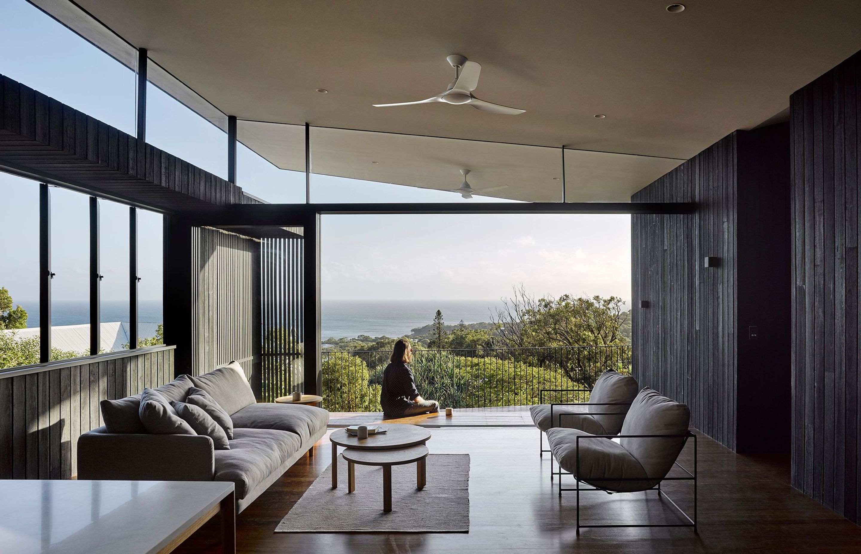 A modern island ‘beach shack’ where the bush meets the sea