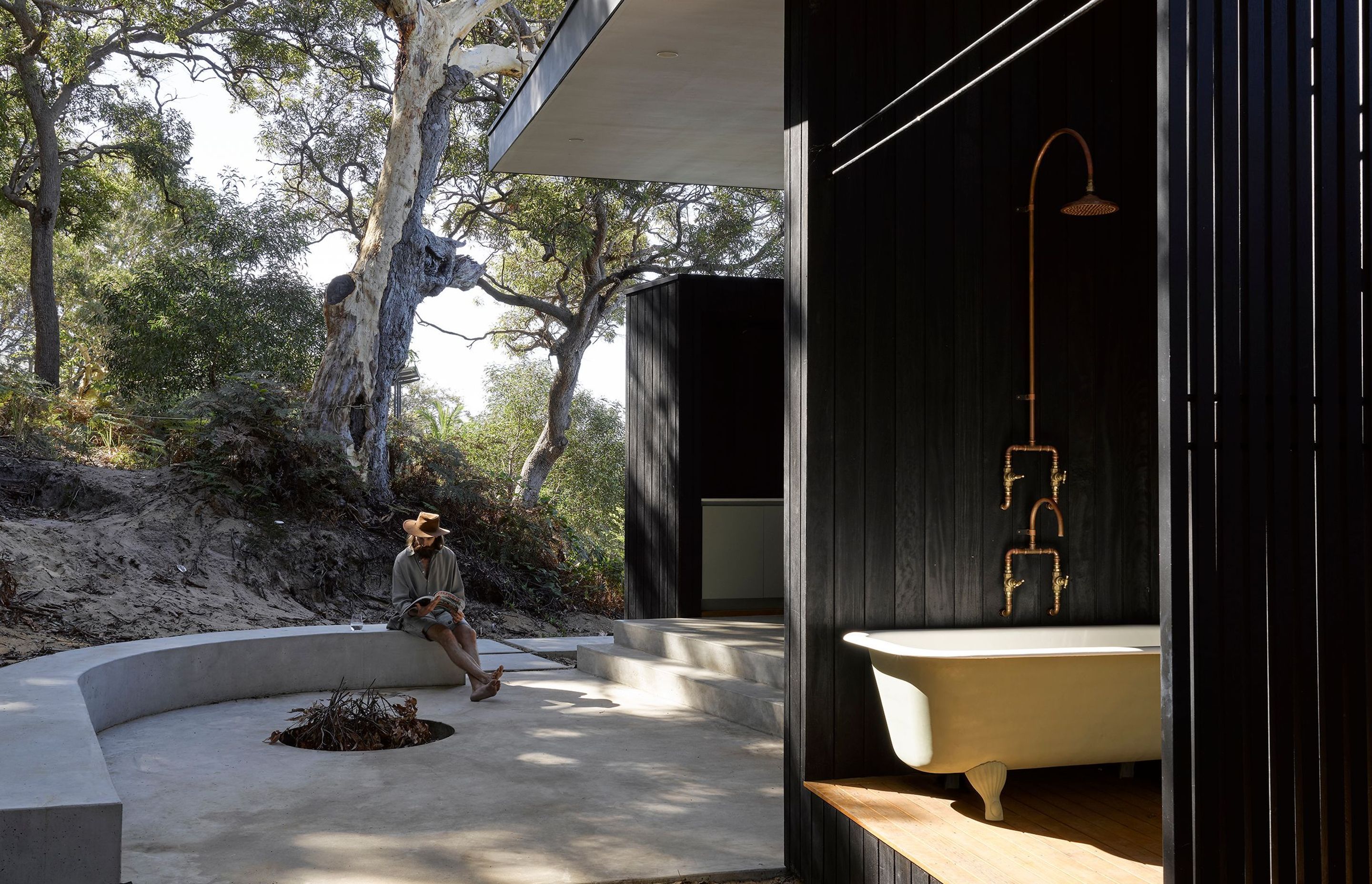 A modern island ‘beach shack’ where the bush meets the sea