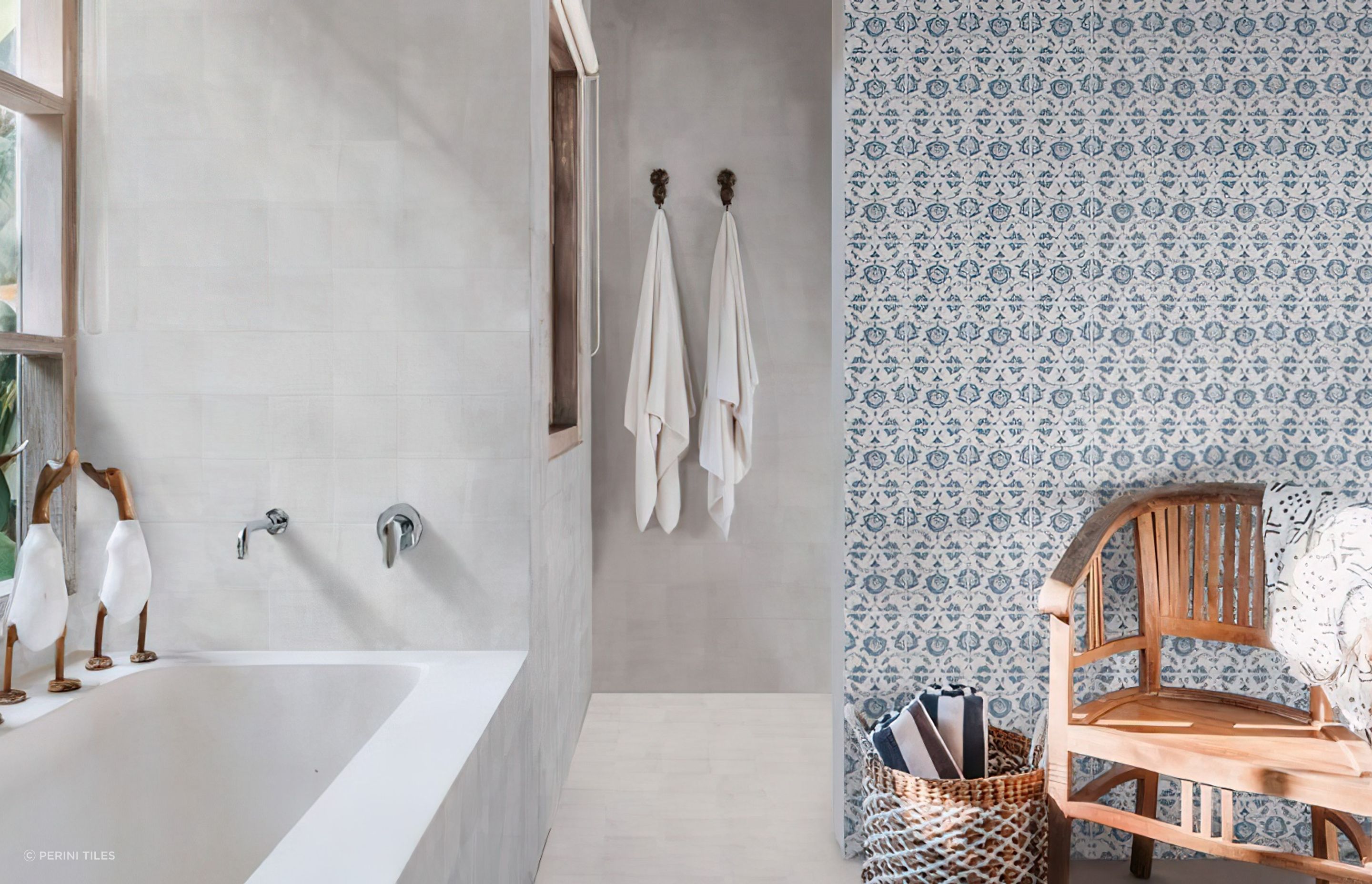The Latest Bathroom Tile Options: Celebrating Texture & Pattern
