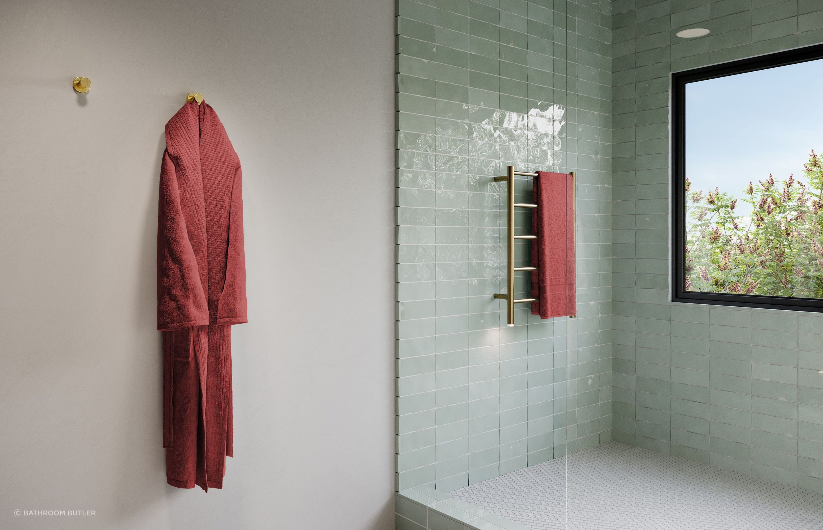 Experience the difference of a Bathroom Butler Heated Towel Rail ...