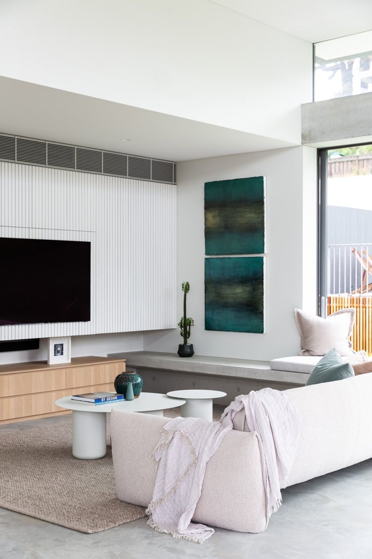 A muted family home designed to foster a sense of tranquillity and calm