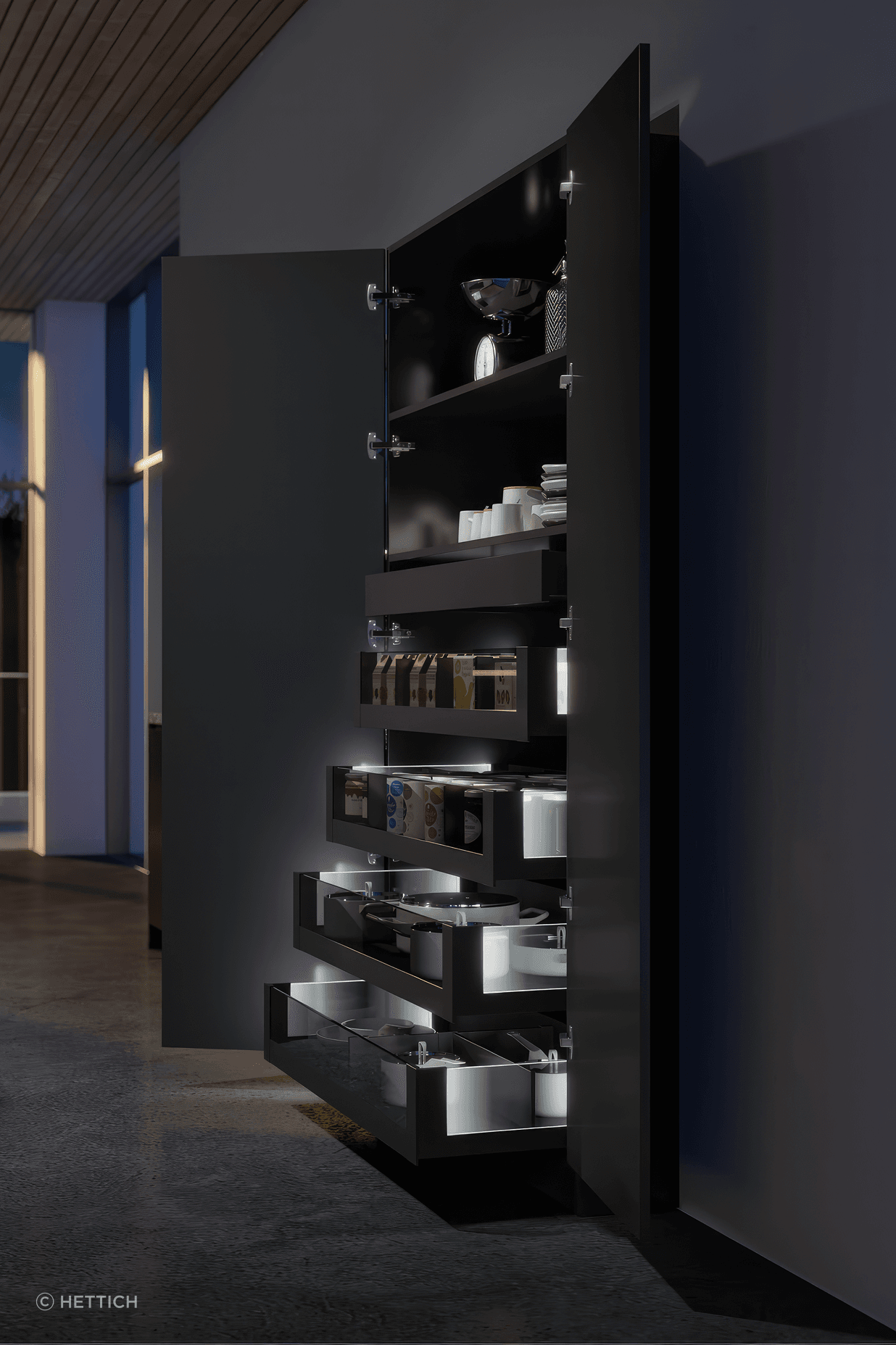 An Enlightening Innovation in the Kitchen | Hettich
