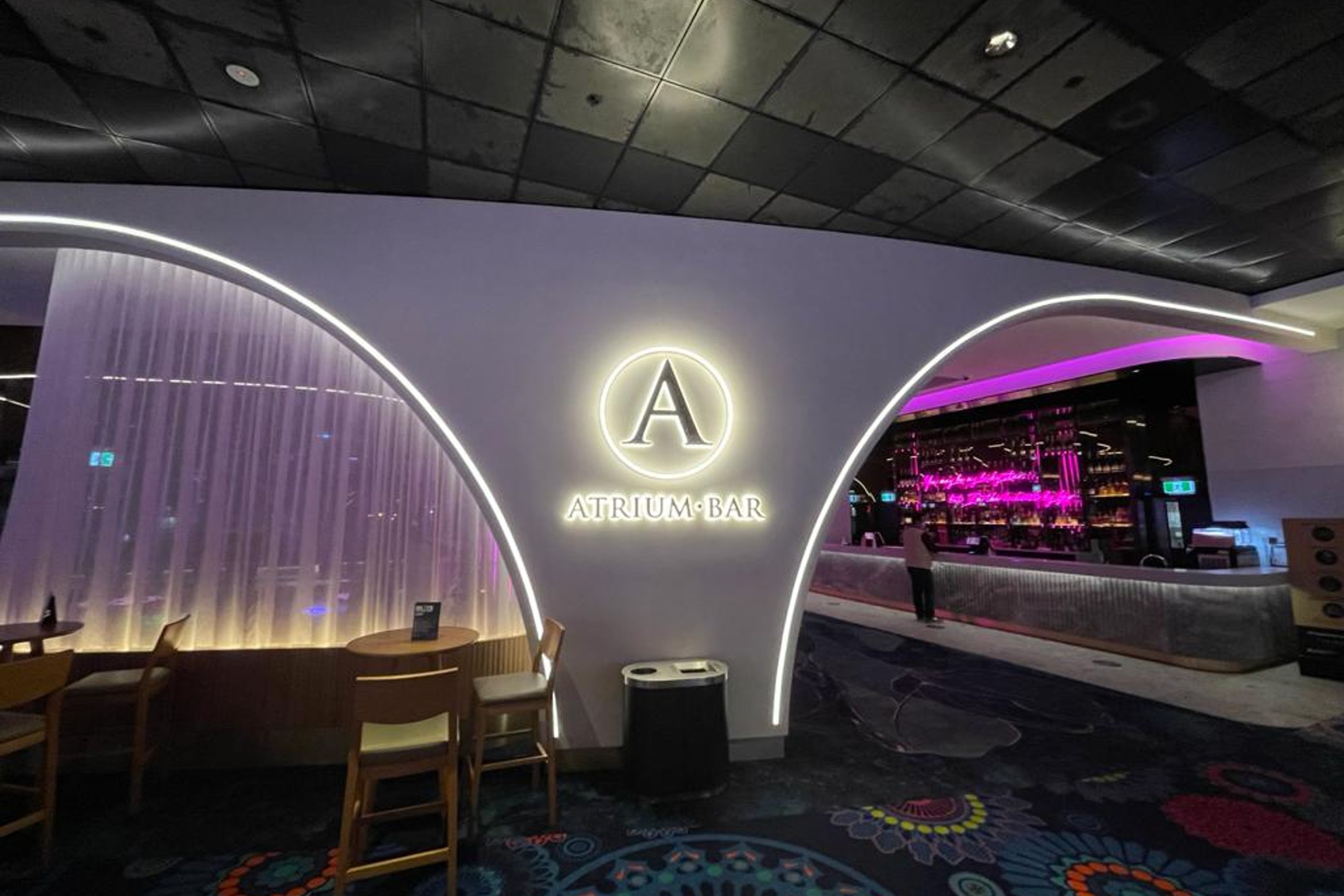 Atrium Bar - The Star Gold Coast by TecLED Architectural Lighting ...