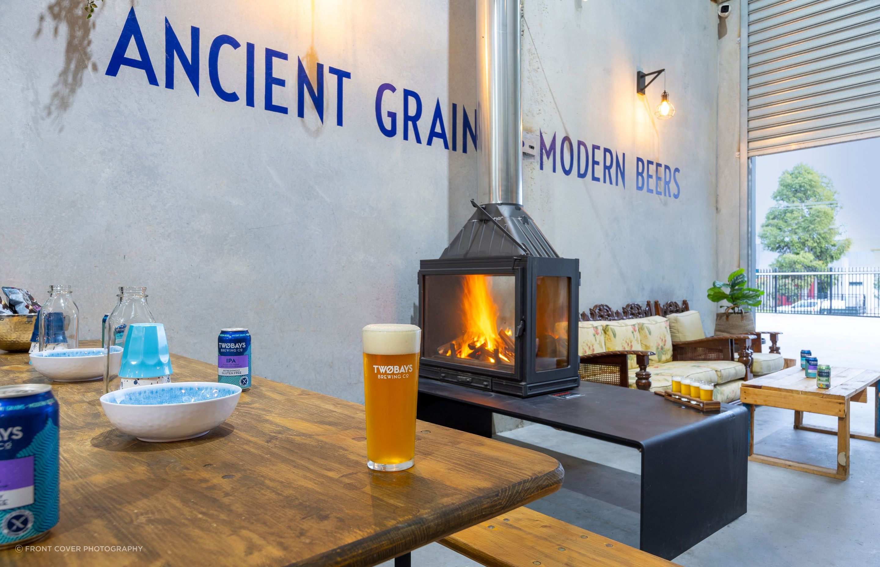 Two Bays Brewery by Sculpt Fireplace Collection | ArchiPro AU