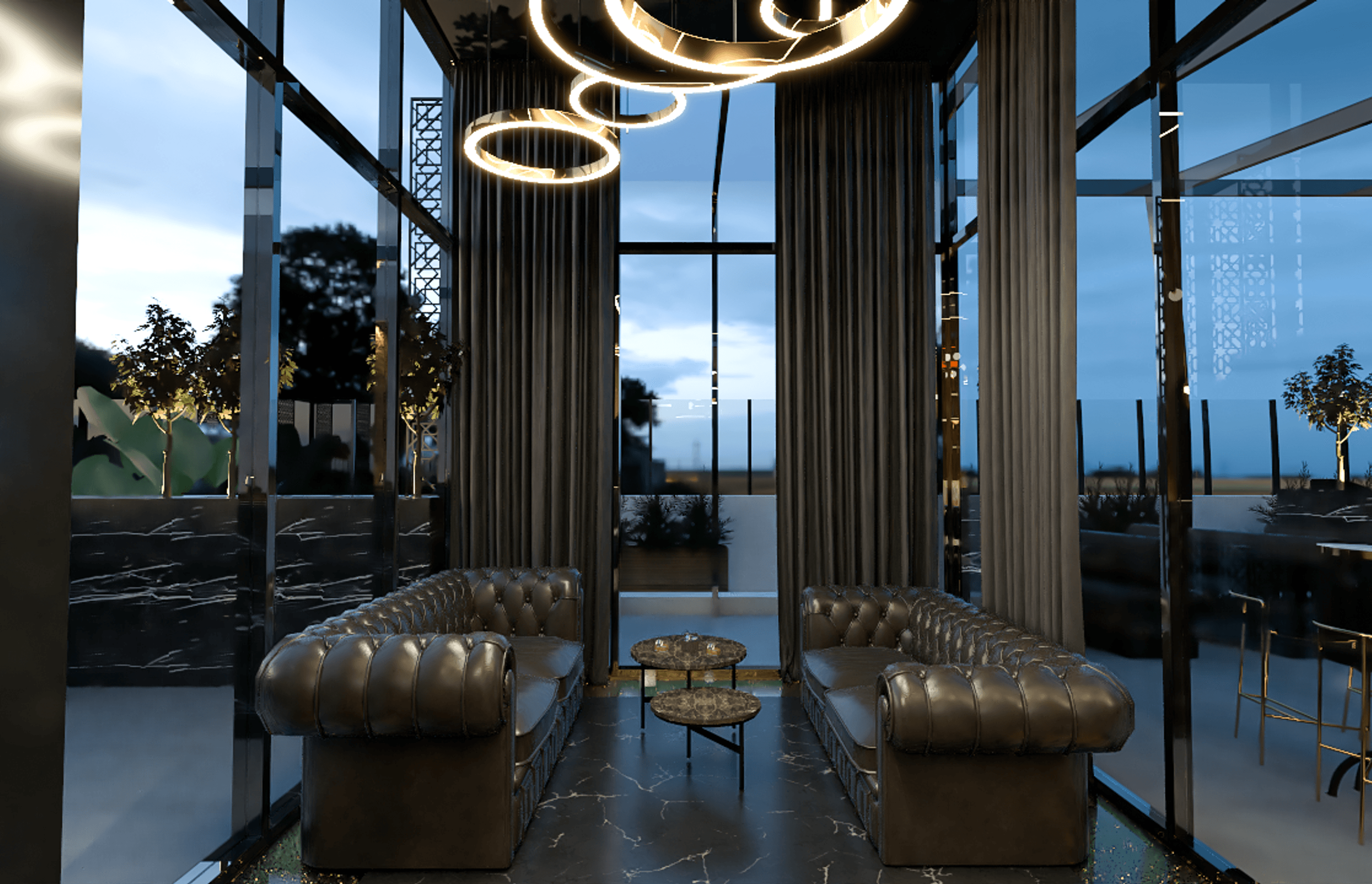 Renders - Rooftop Bar by AGC Interior | ArchiPro AU