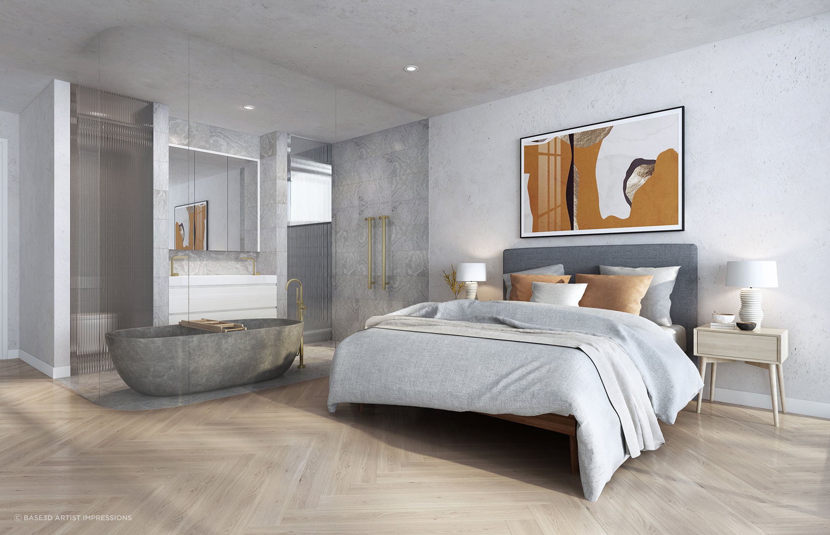 Bedroom by BASE3D Artist Impressions | ArchiPro AU