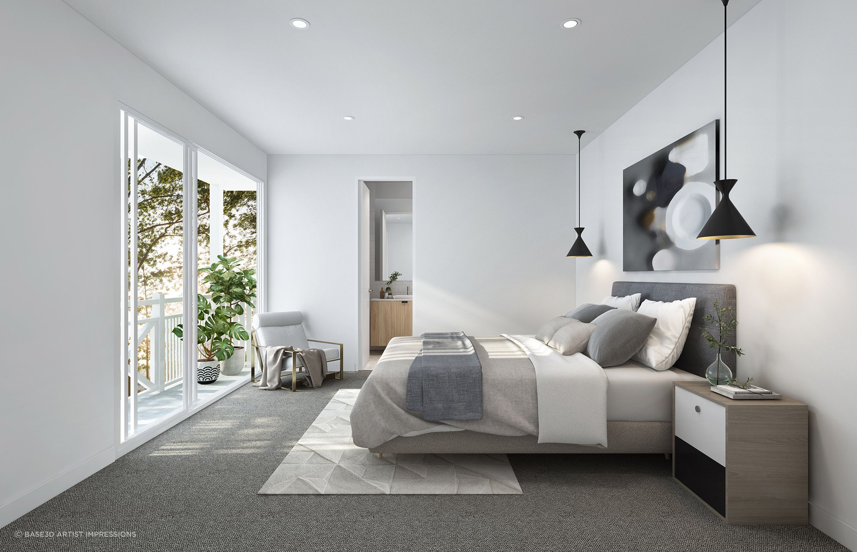 Bedroom by BASE3D Artist Impressions | ArchiPro AU