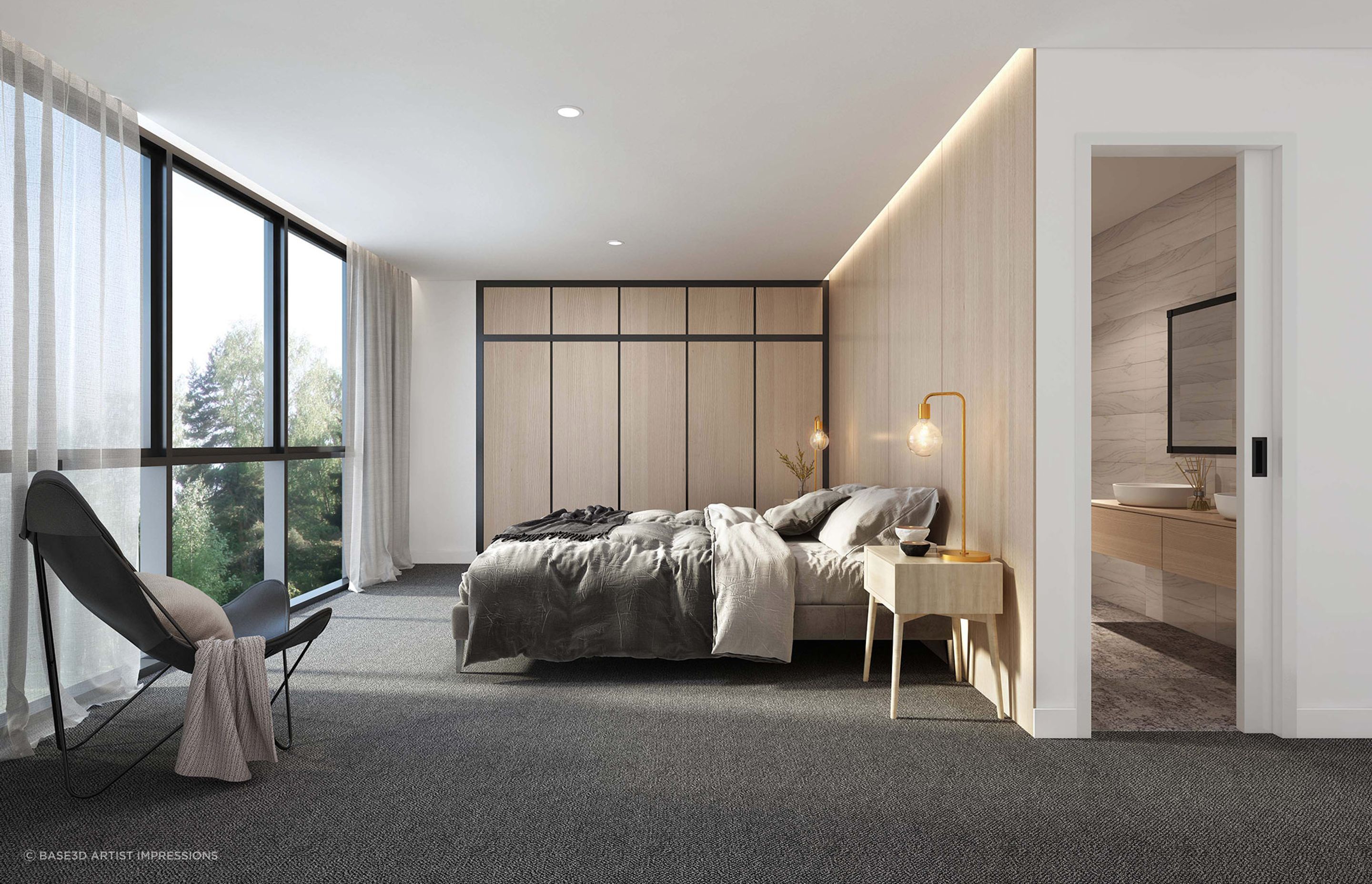 Bedroom by BASE3D Artist Impressions | ArchiPro AU