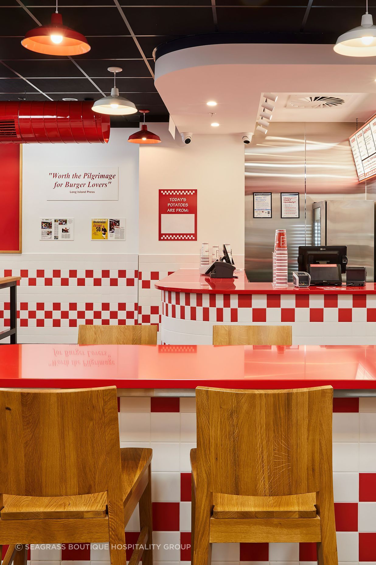 Five Guys, Southbank, Victoria by COOOP | ArchiPro AU