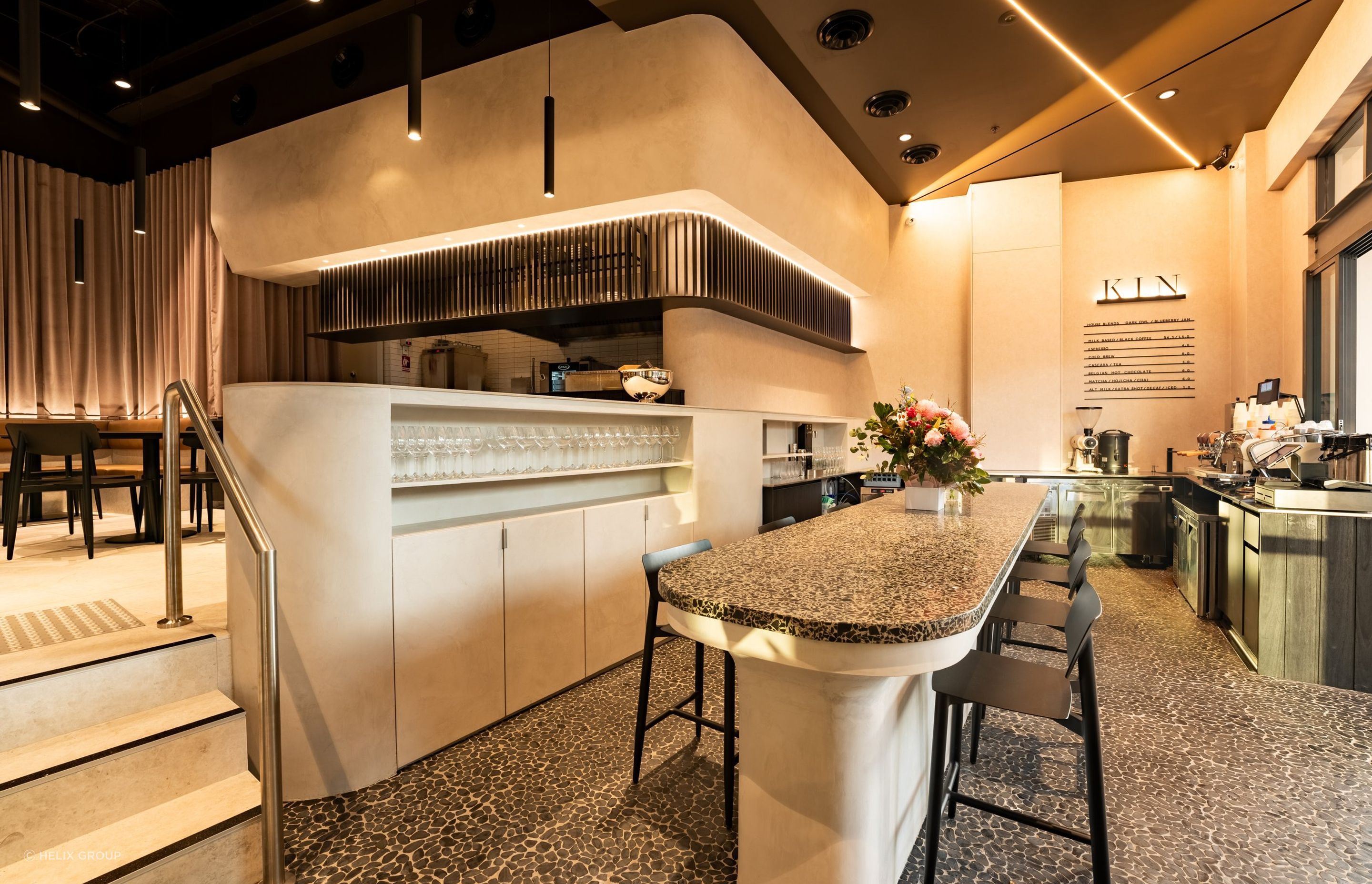Kin Cafe + Wine Bar | Lane Cove by Helix Group | ArchiPro AU