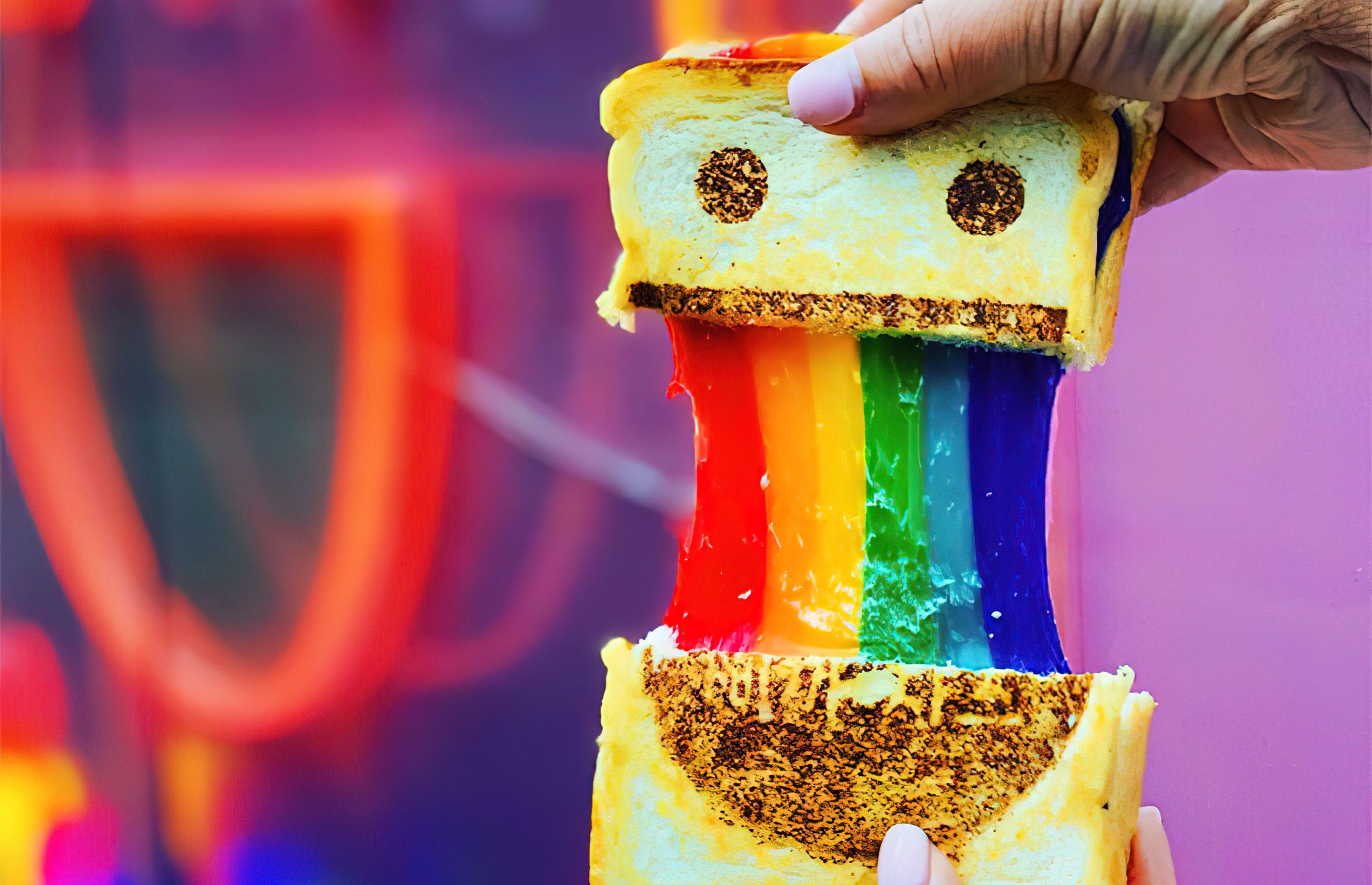 RAINBOW TOASTIE by Elvin Tan Design | ArchiPro AU