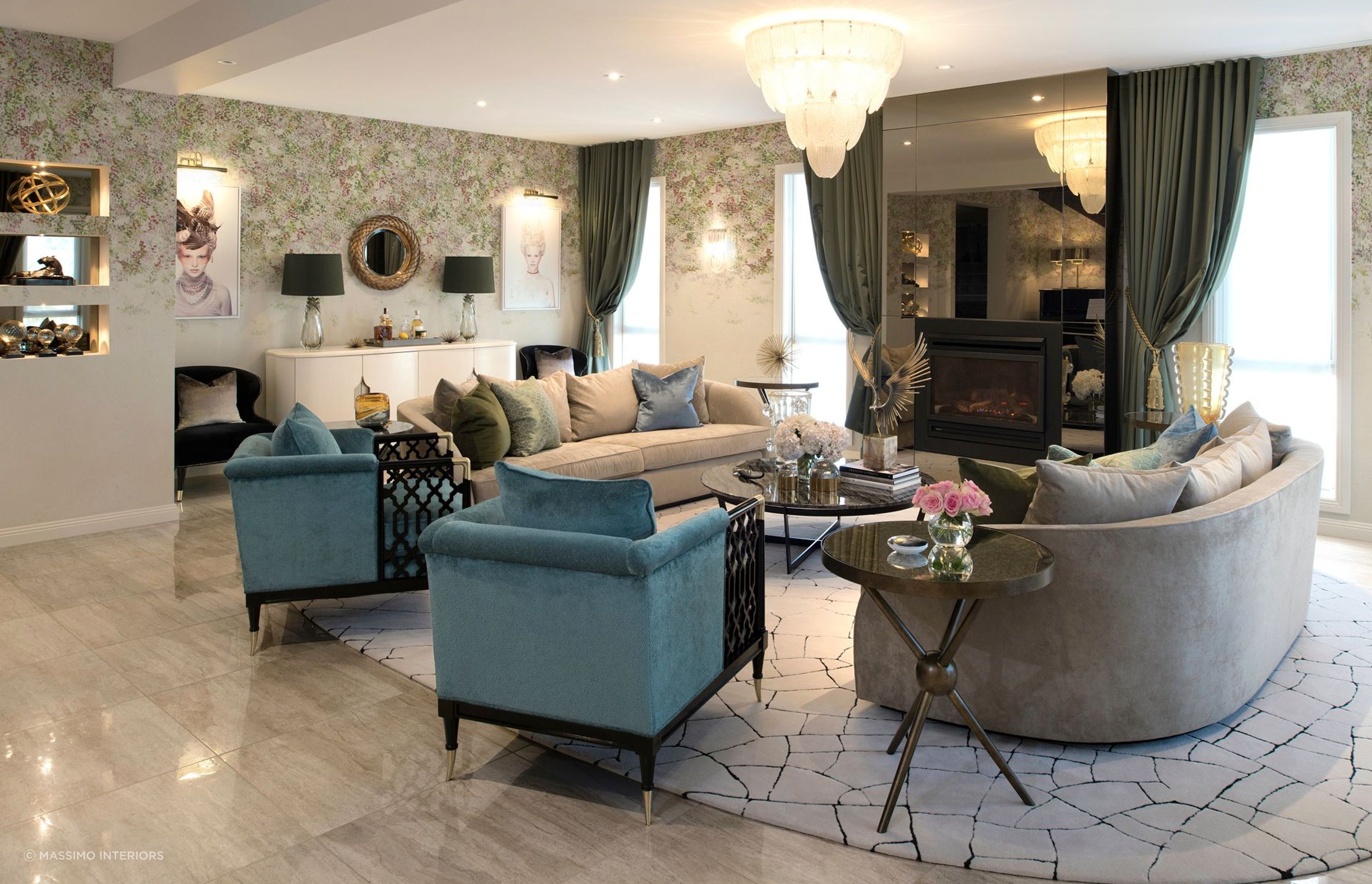 Sumptuous Salon by Massimo Interiors | ArchiPro AU