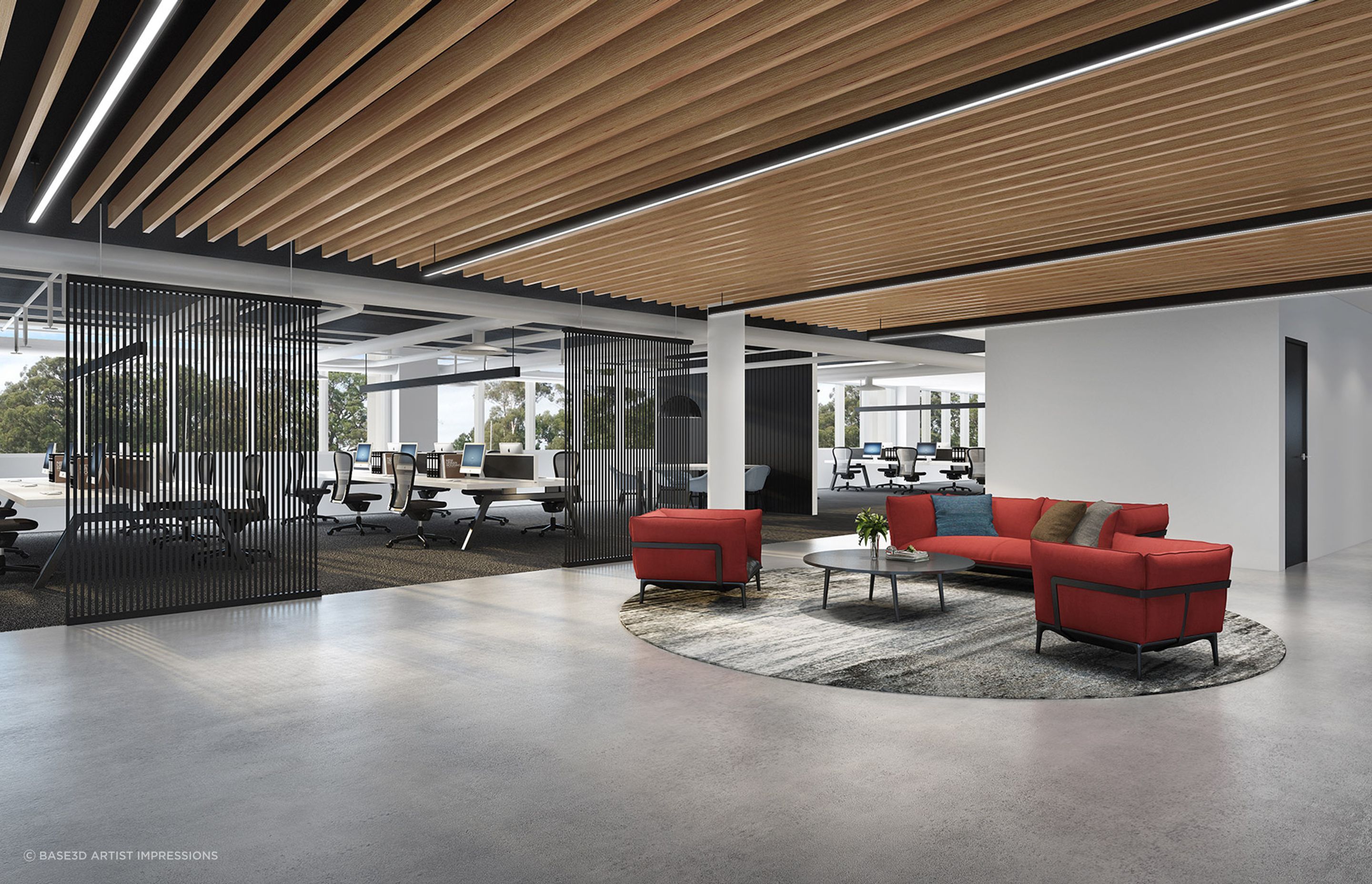 Office by BASE3D Artist Impressions | ArchiPro AU