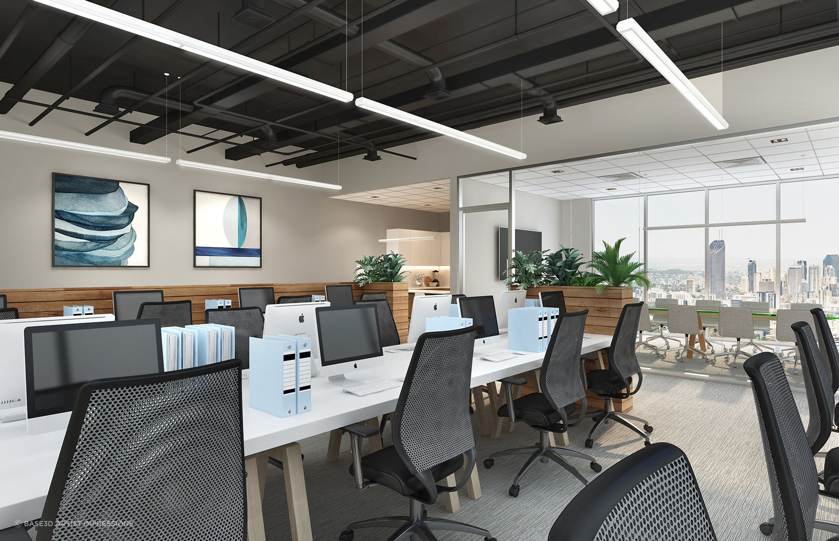 Office by BASE3D Artist Impressions | ArchiPro AU