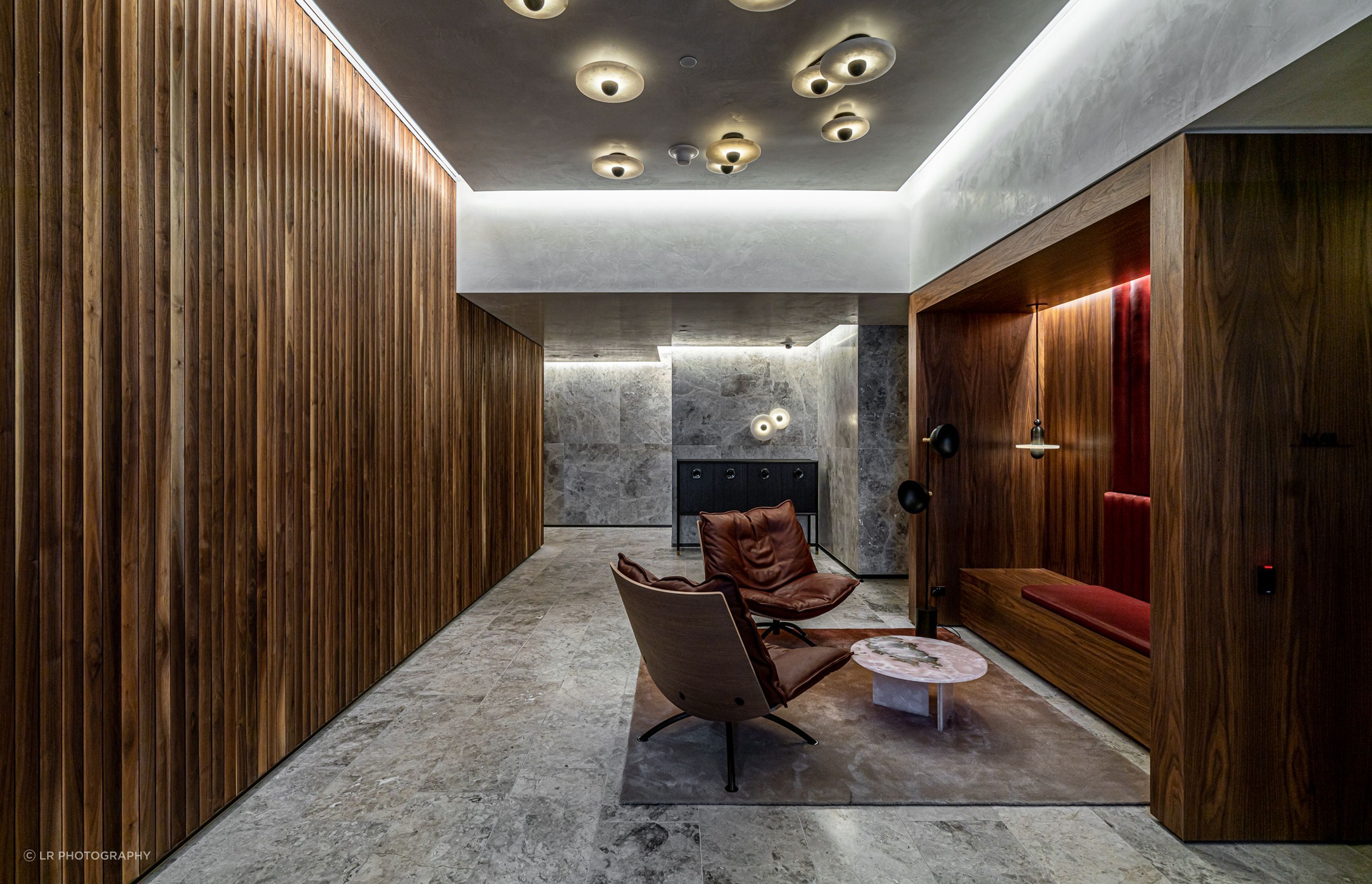 Collins Arch Lobby by Bishop Master Finishes | ArchiPro AU