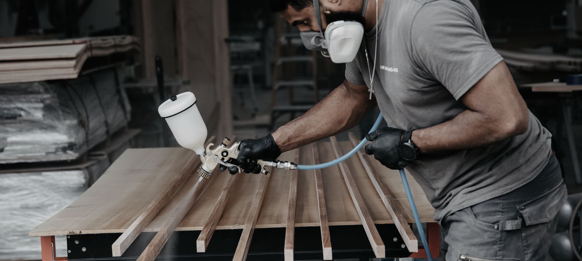 Linear Wood Feature Wall by The Barking Axe | ArchiPro AU