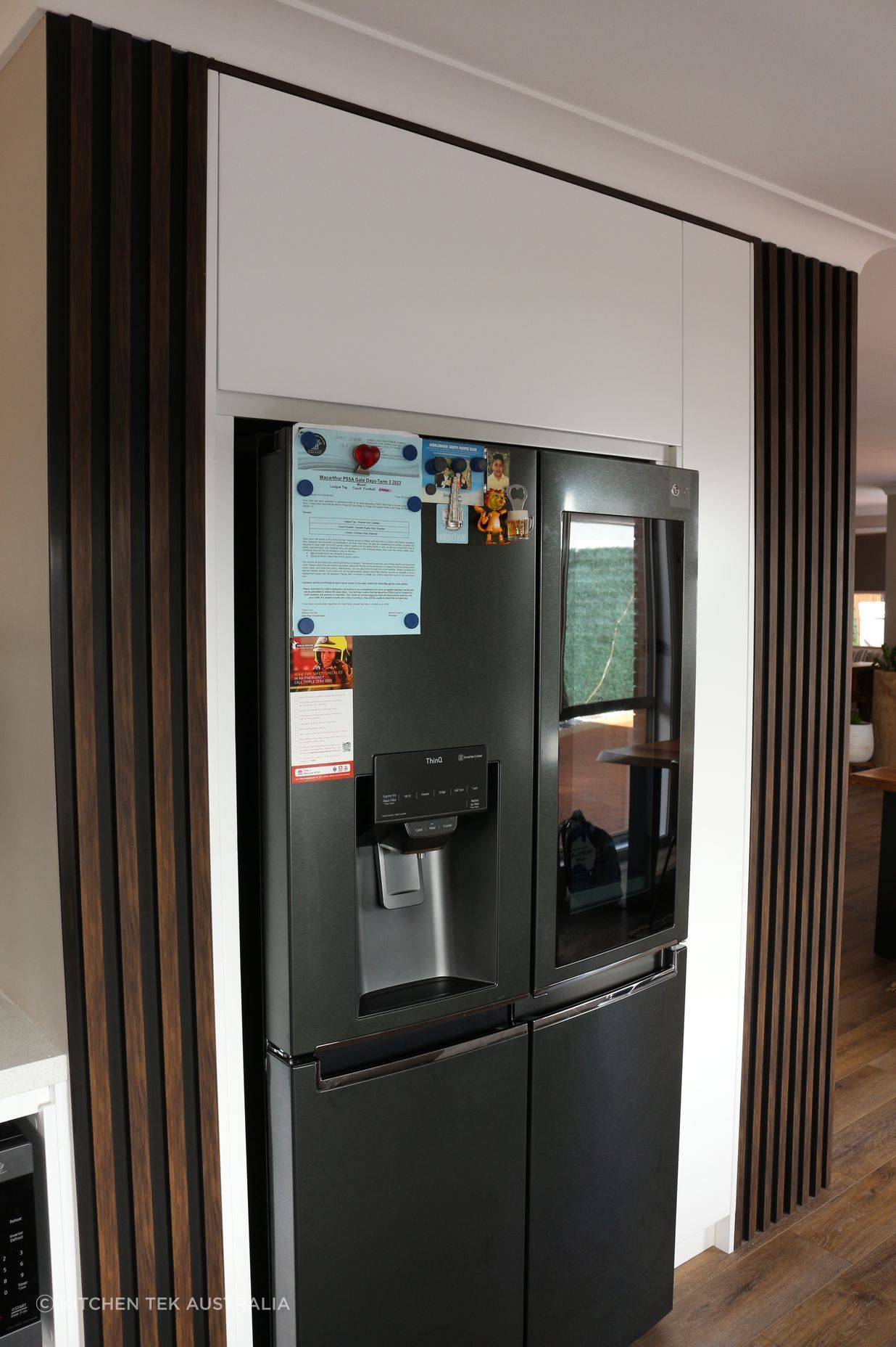 Modern Kitchen with 3d wall Panels by Kitchen Tek Australia | ArchiPro AU