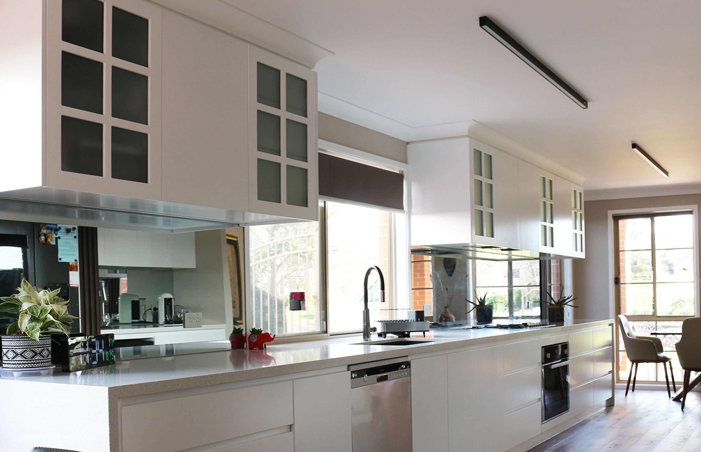 Modern Kitchen with 3d wall Panels by Kitchen Tek Australia | ArchiPro AU