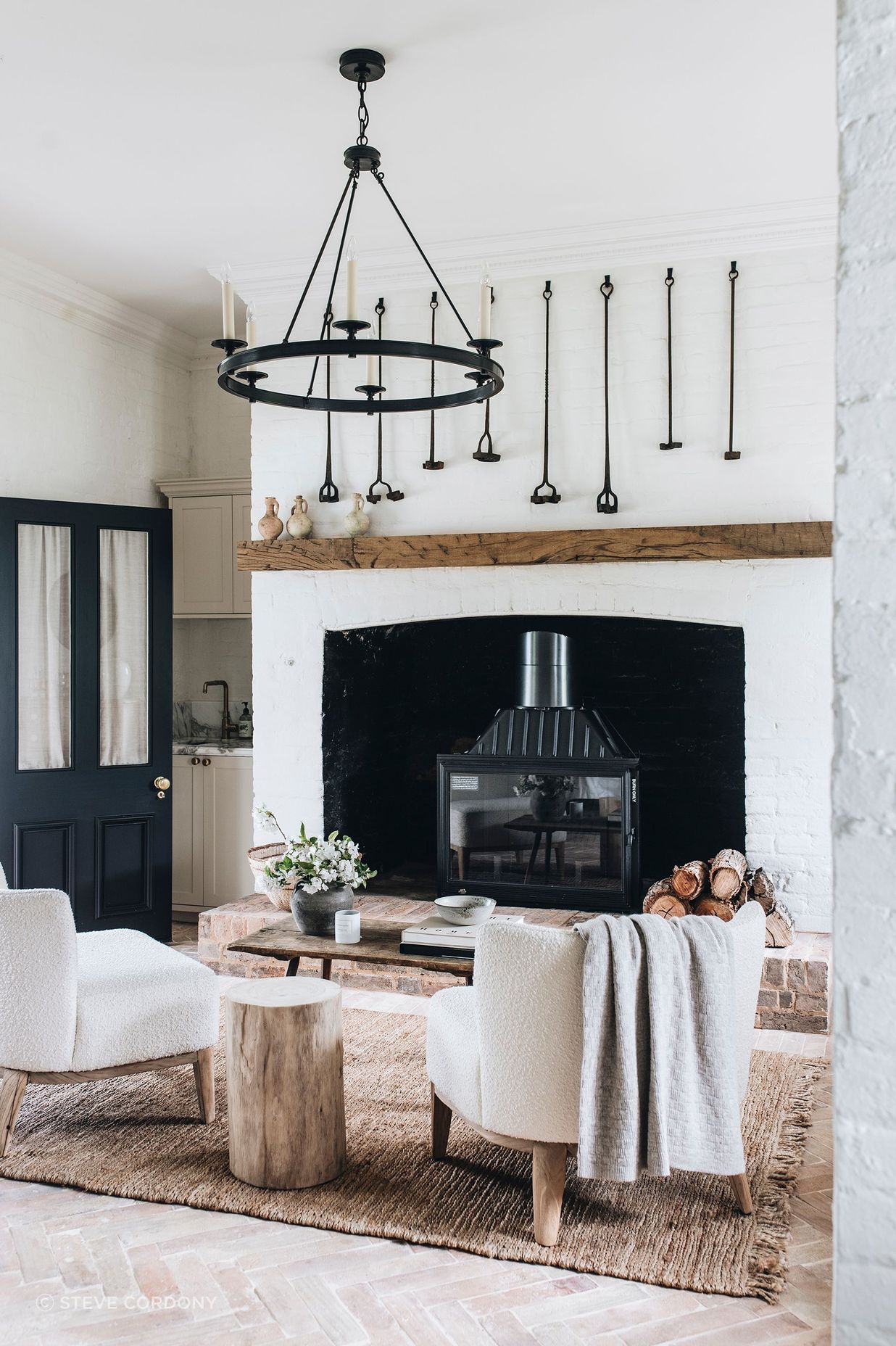 Steve Cordony's Rosedale Farm Stay by Sculpt Fireplace Collection ...