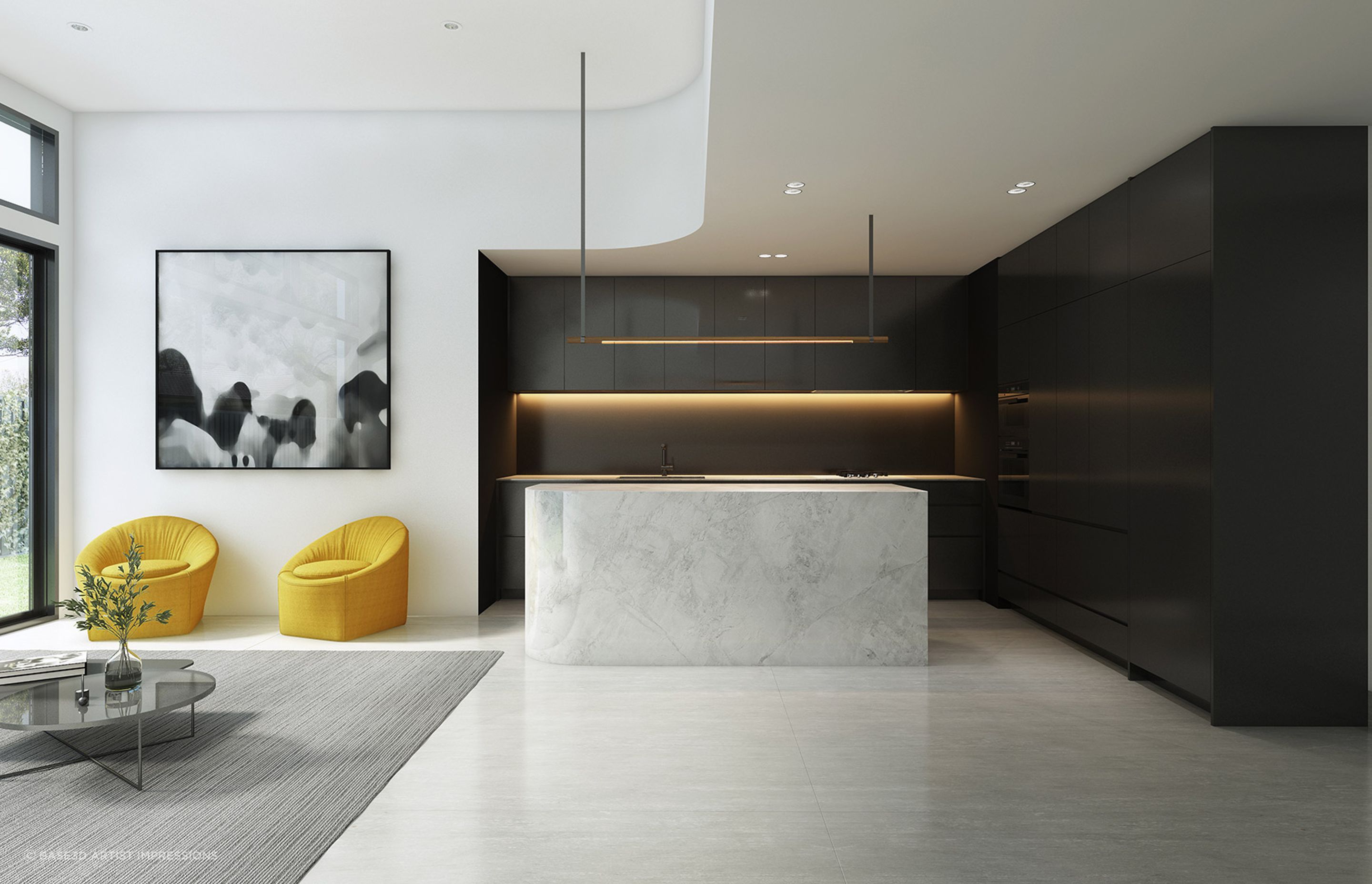 Kitchen by BASE3D Artist Impressions | ArchiPro AU