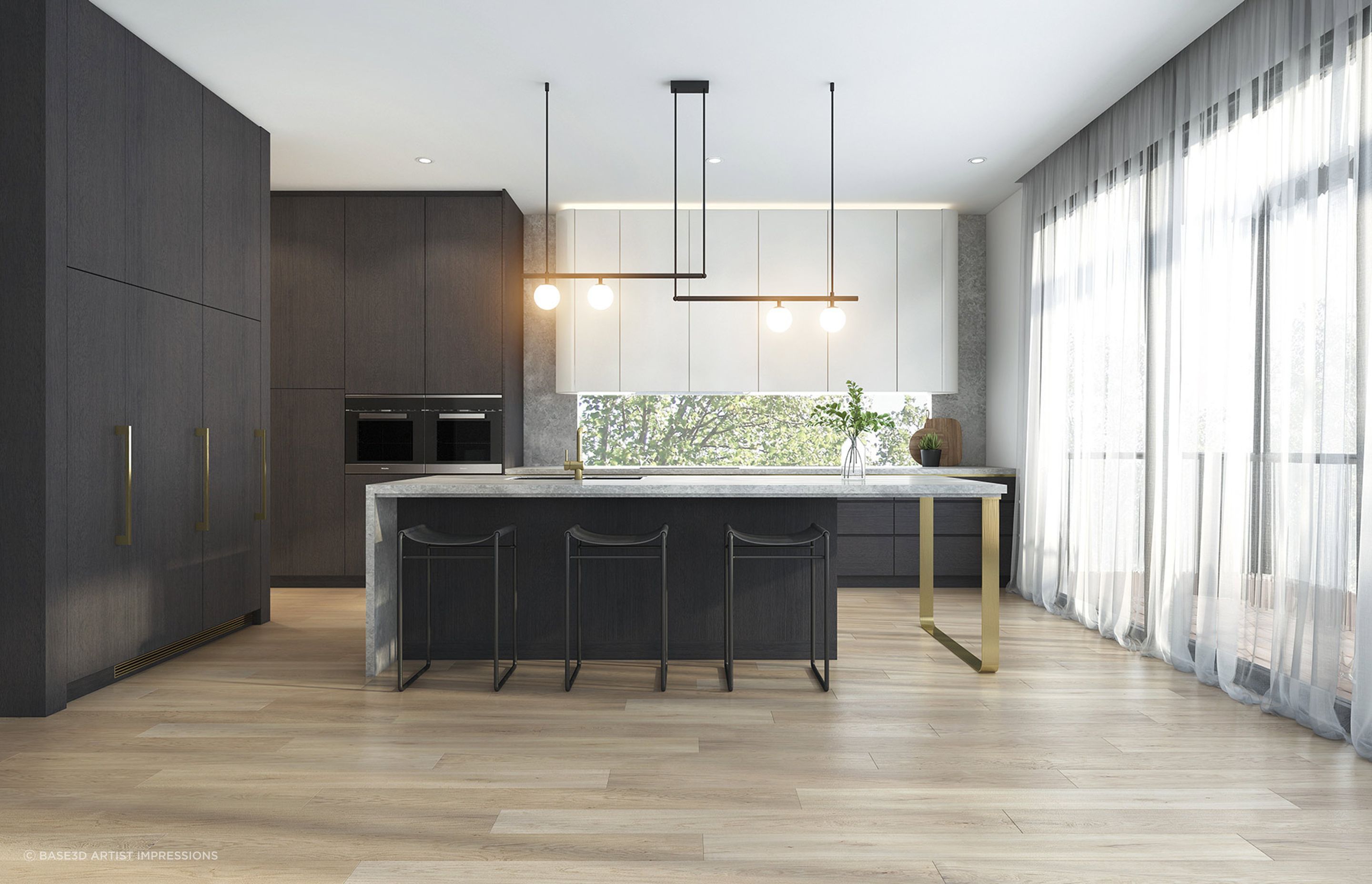 Kitchen by BASE3D Artist Impressions | ArchiPro AU