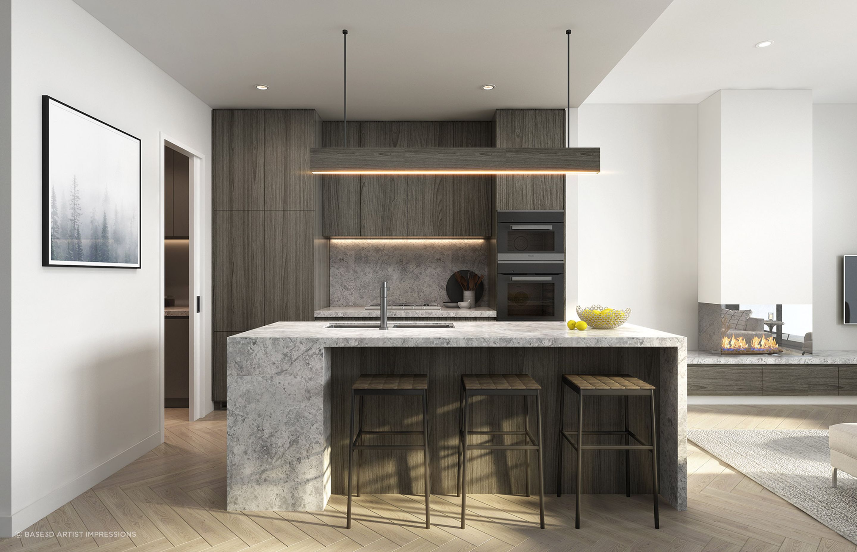 Kitchen by BASE3D Artist Impressions | ArchiPro AU