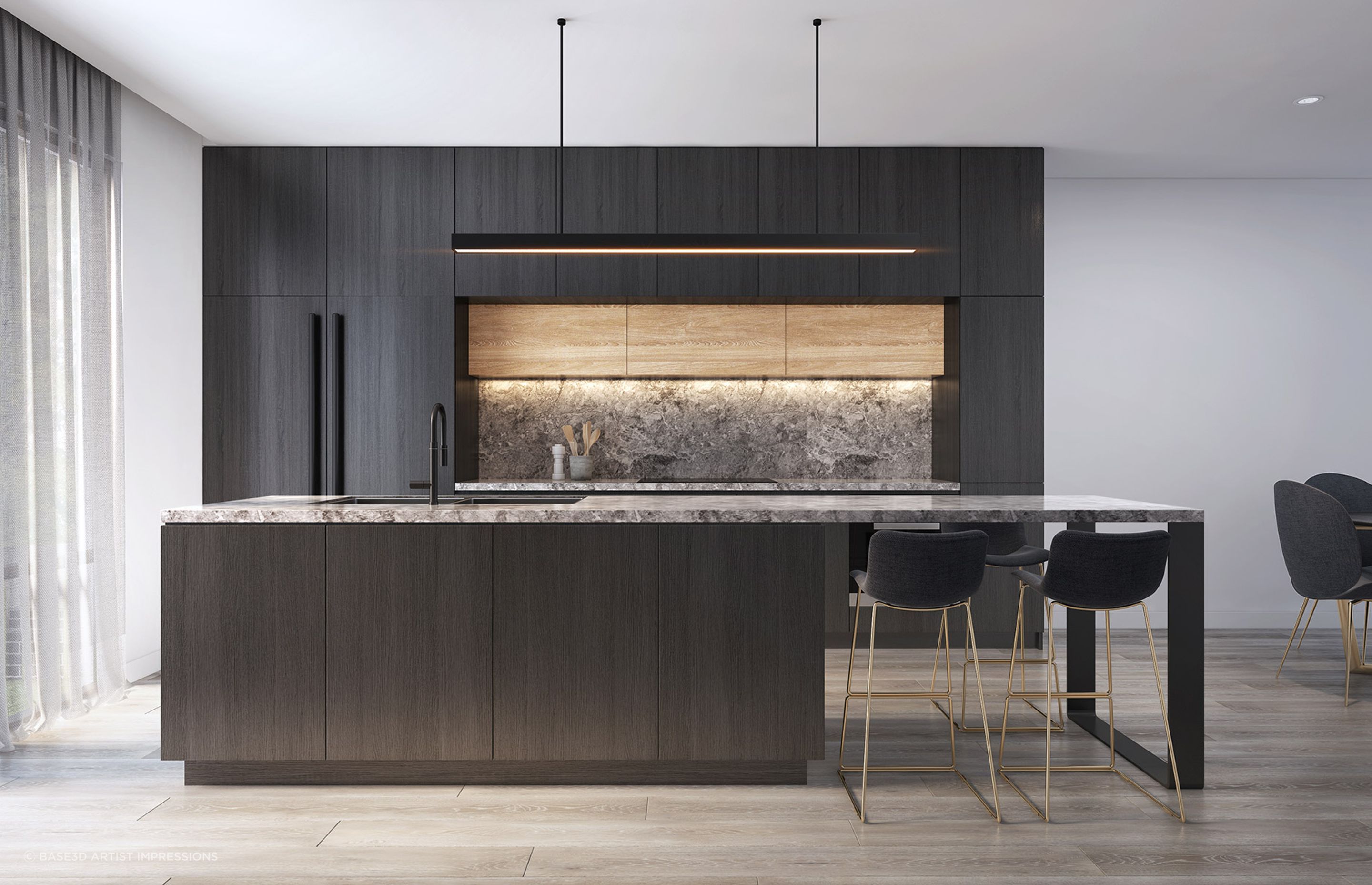 Kitchen by BASE3D Artist Impressions | ArchiPro AU