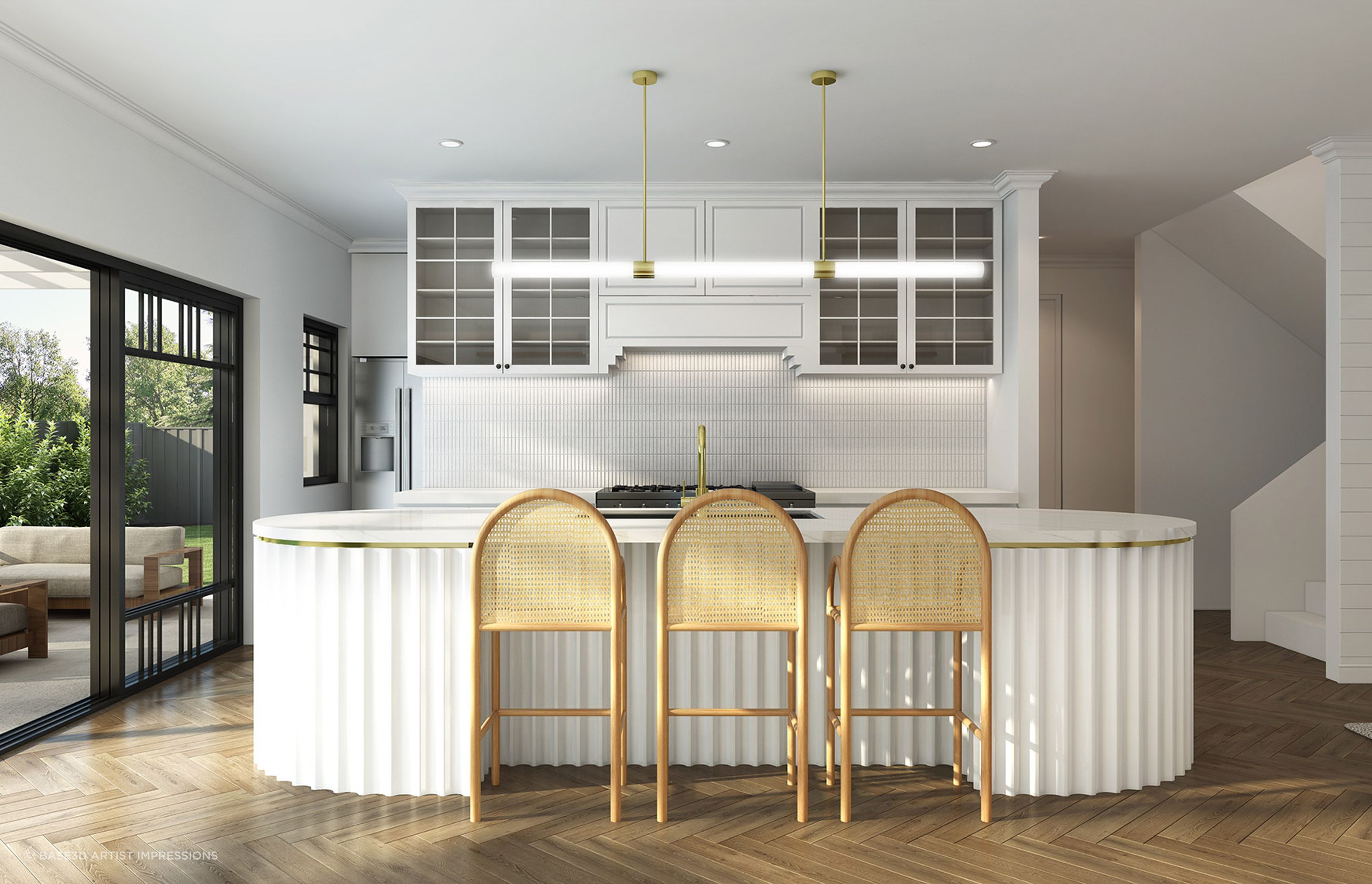 Kitchen by BASE3D Artist Impressions | ArchiPro AU
