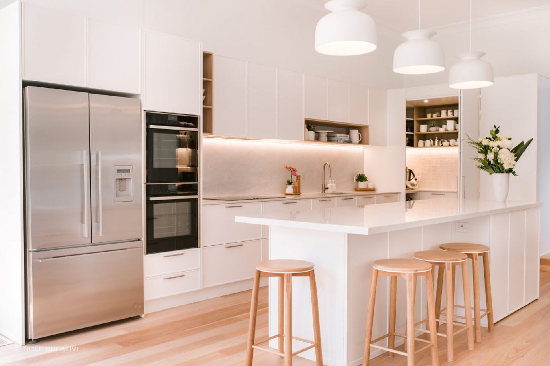 Clean Contemporary Kitchen Design, Willoughby East by Premier Kitchens ...