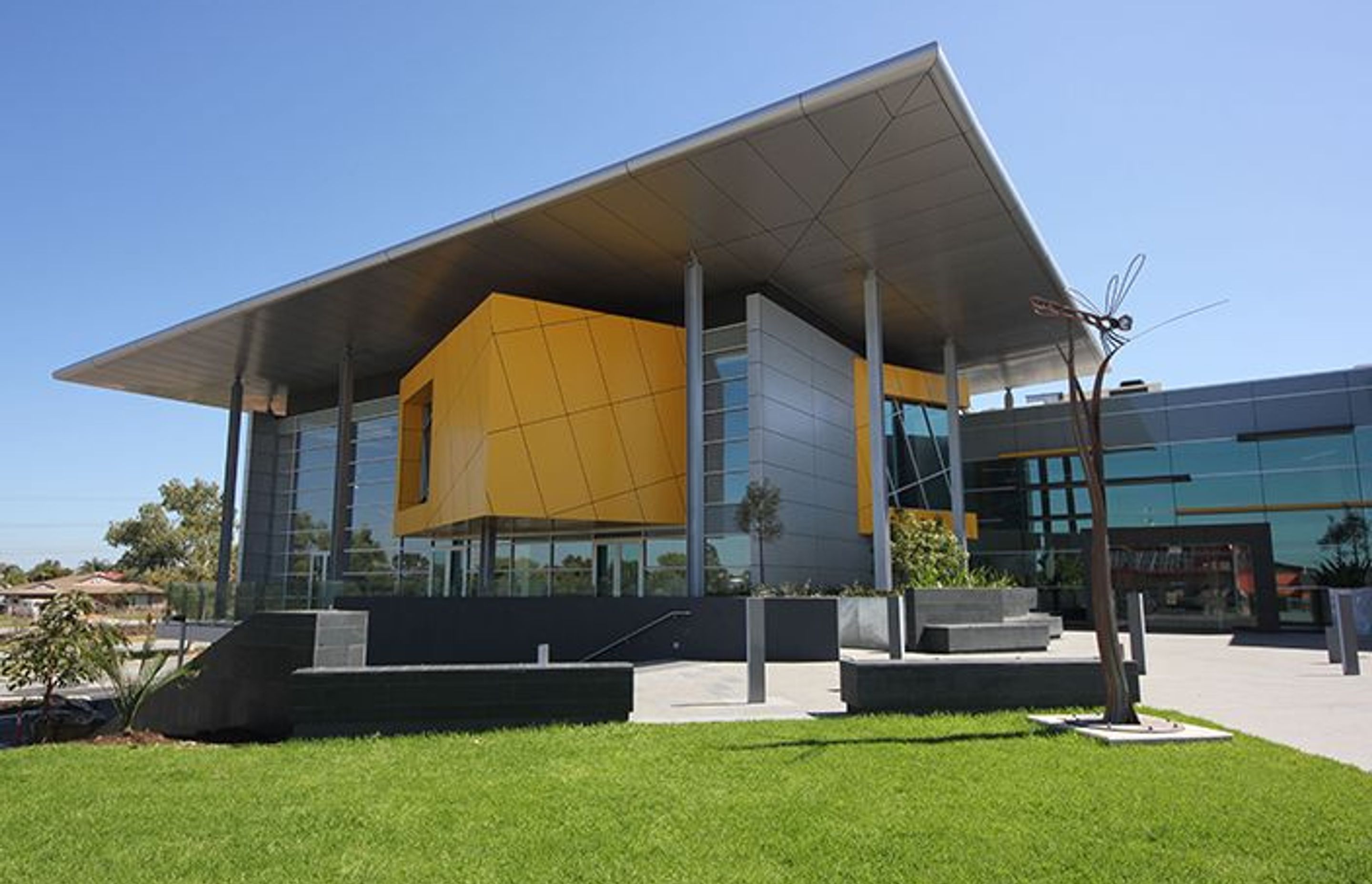 Cockburn Library at Cockburn Integrated Health & Community Facility by Vertilux | ArchiPro AU