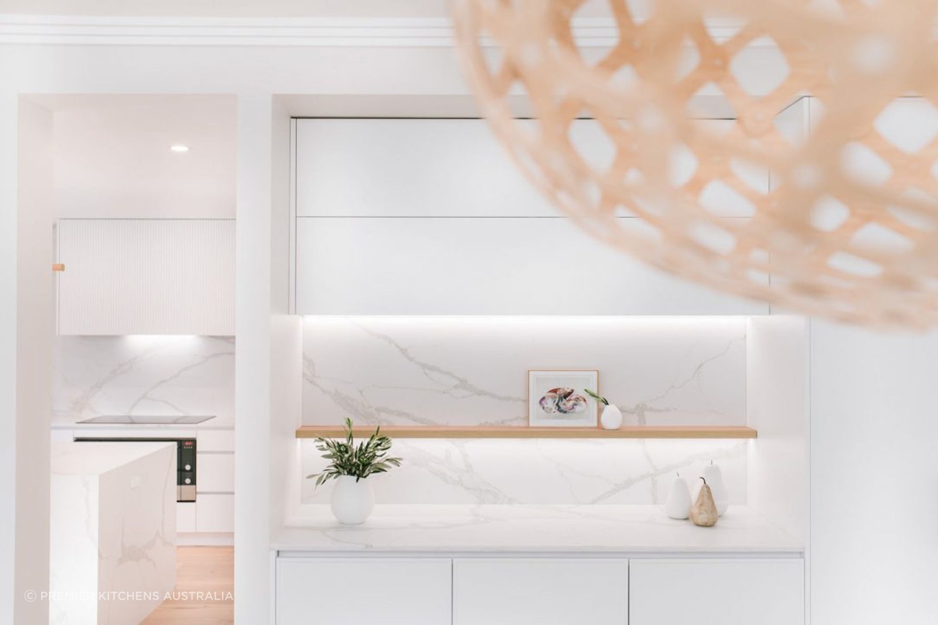 Light and Luxurious Kitchen Design, Mosman by Premier Kitchens ...