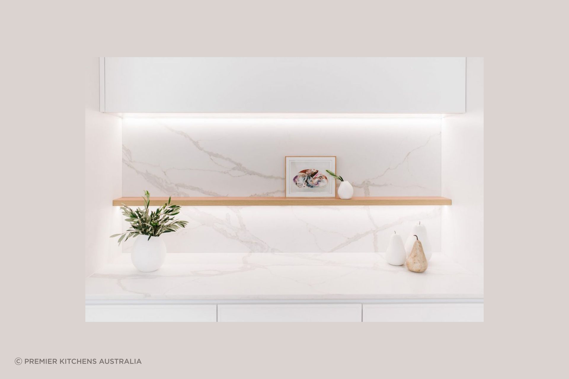 Light and Luxurious Kitchen Design, Mosman by Premier Kitchens ...