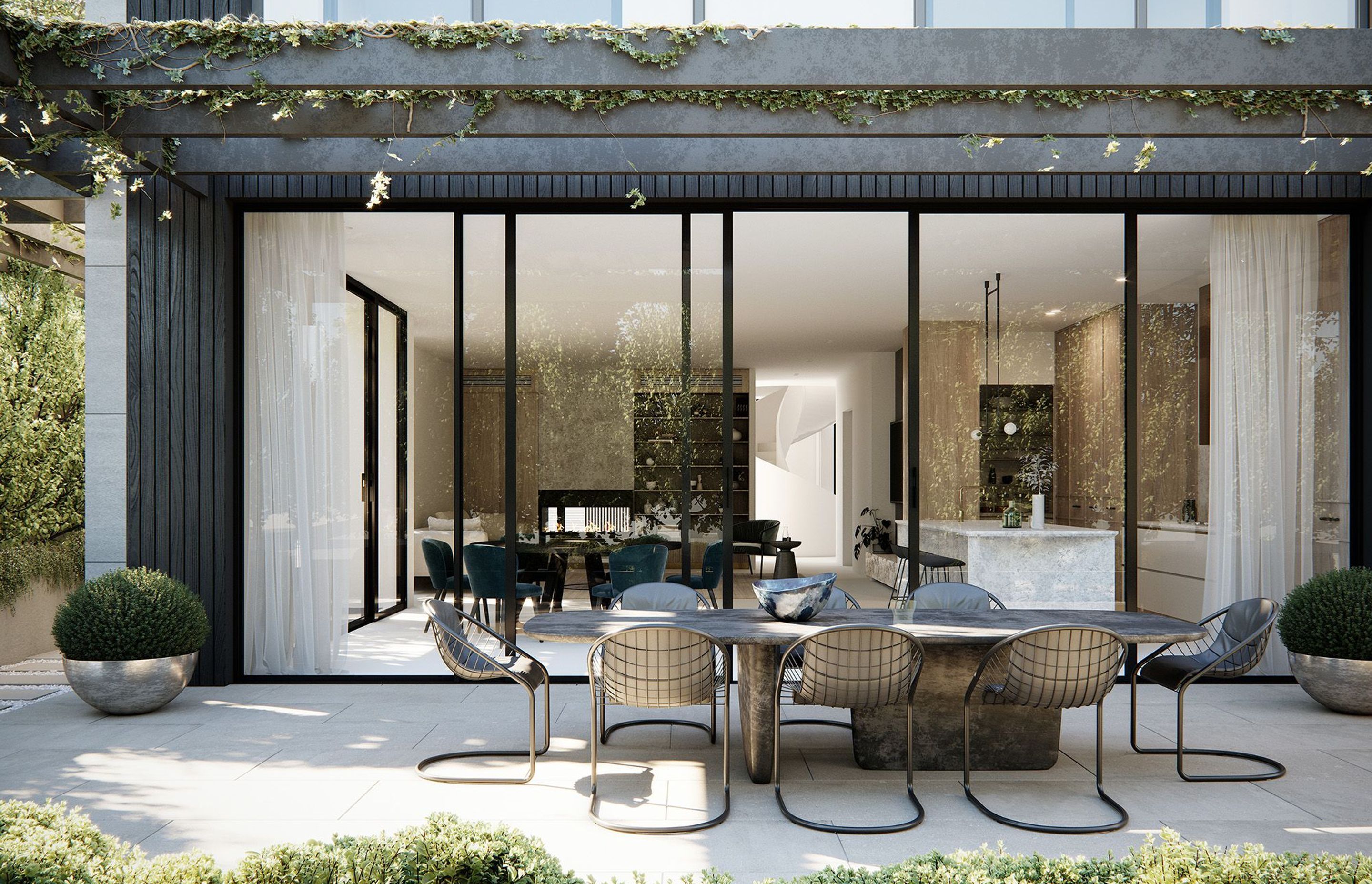 Orleans Townhouses, Brighton by Merrylees Architecture & Interiors ...