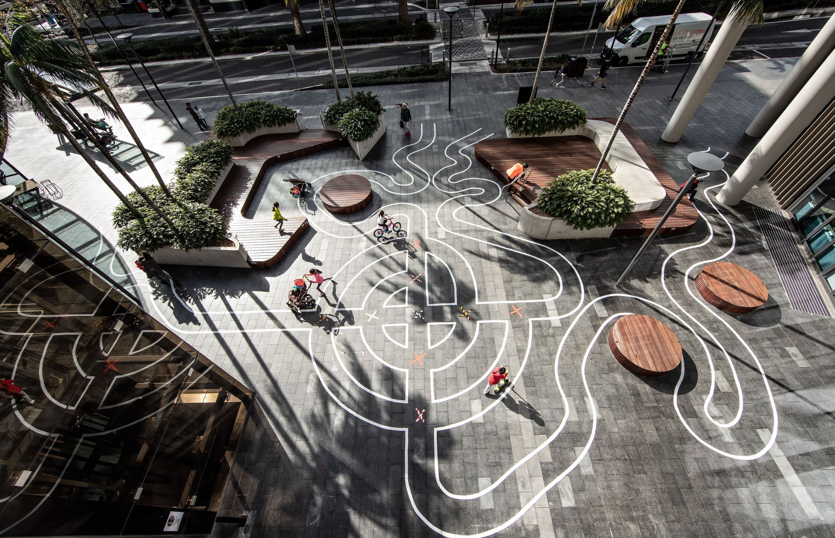 Wentworth Point Library Forecourt by Umbaco Landscape Architects ...
