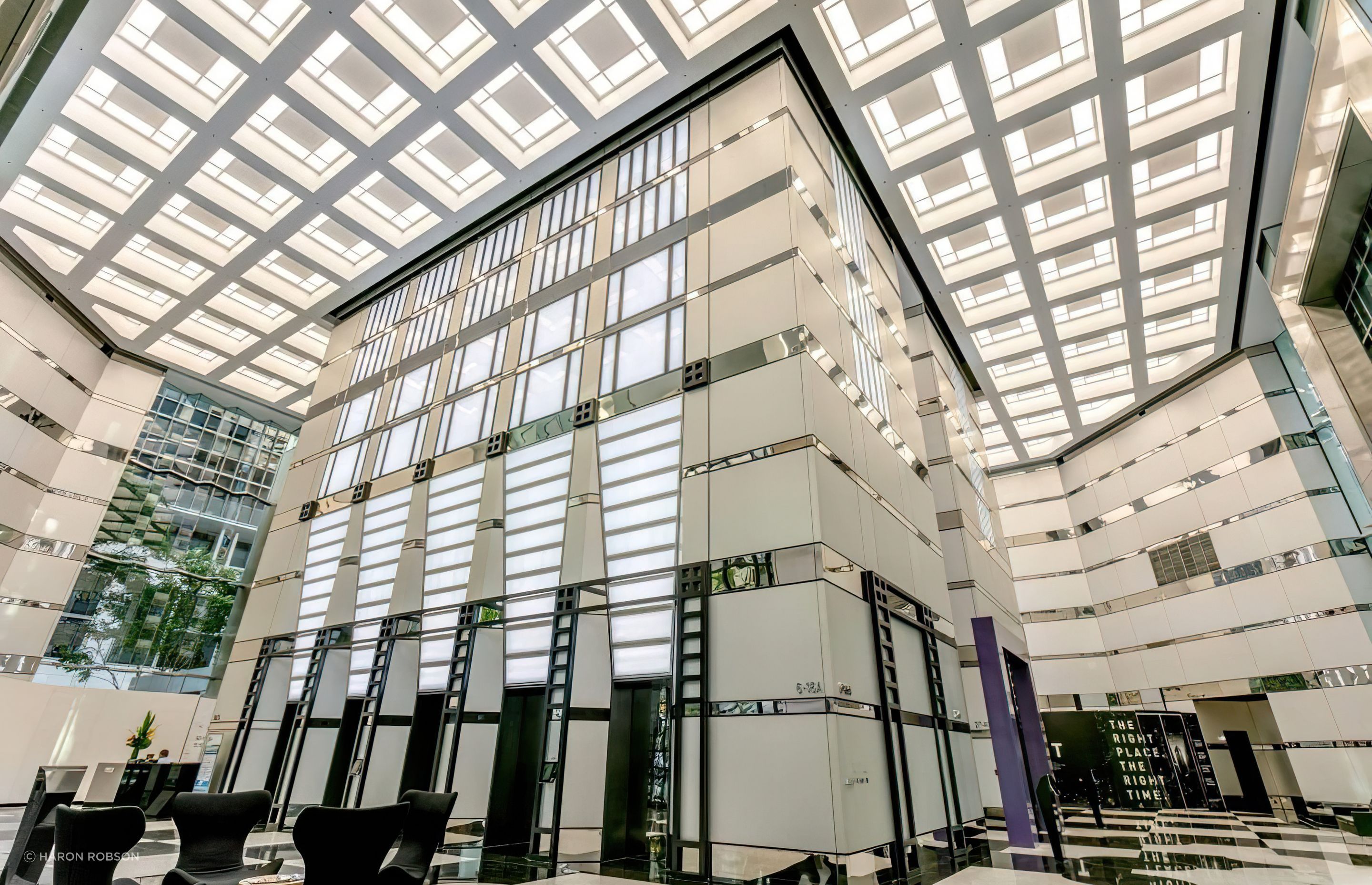 Central Plaza One Lobby by Haron Robson | ArchiPro AU