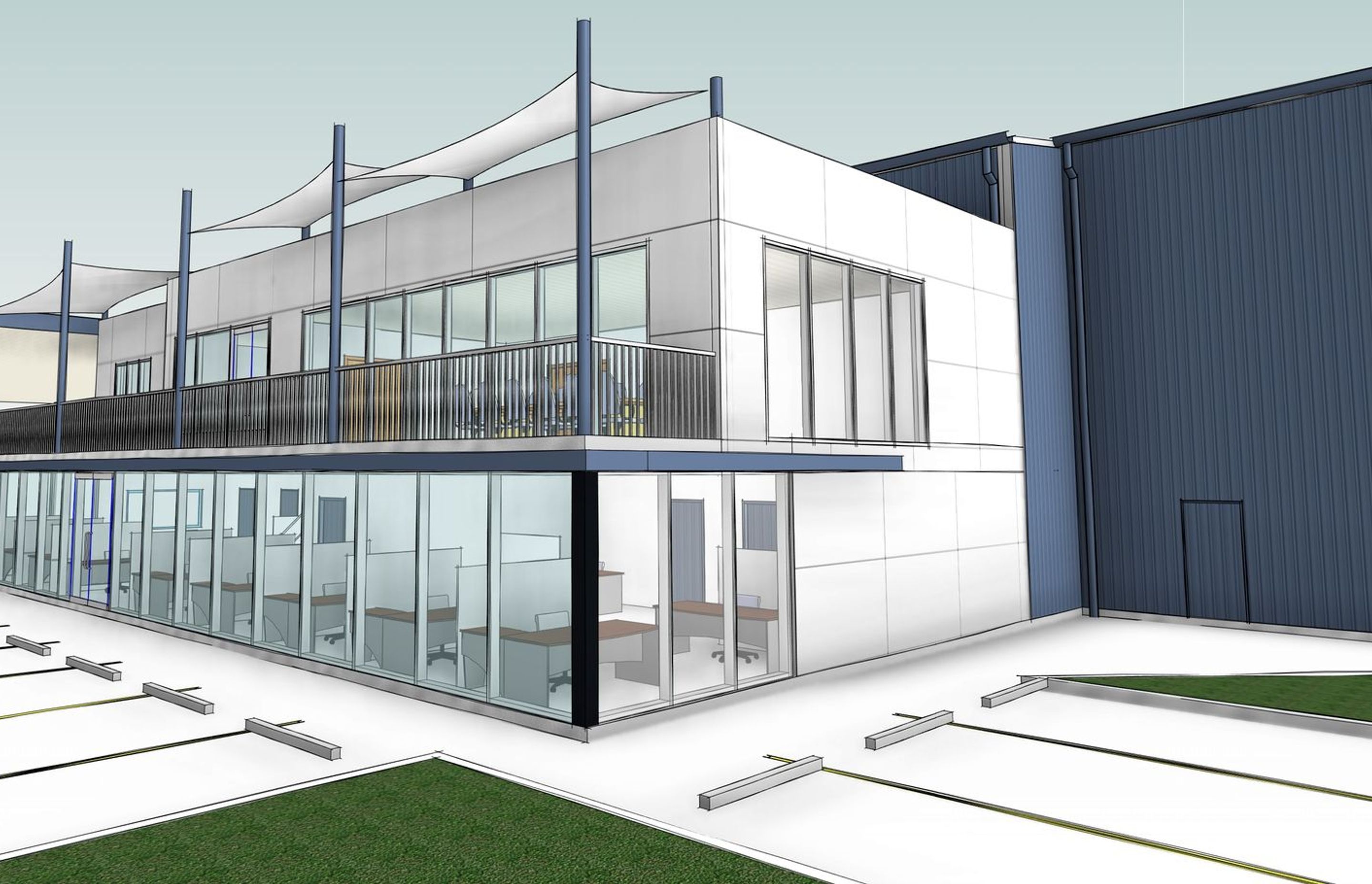 Hexham Office by Oasis Building Design Pty Ltd | ArchiPro AU