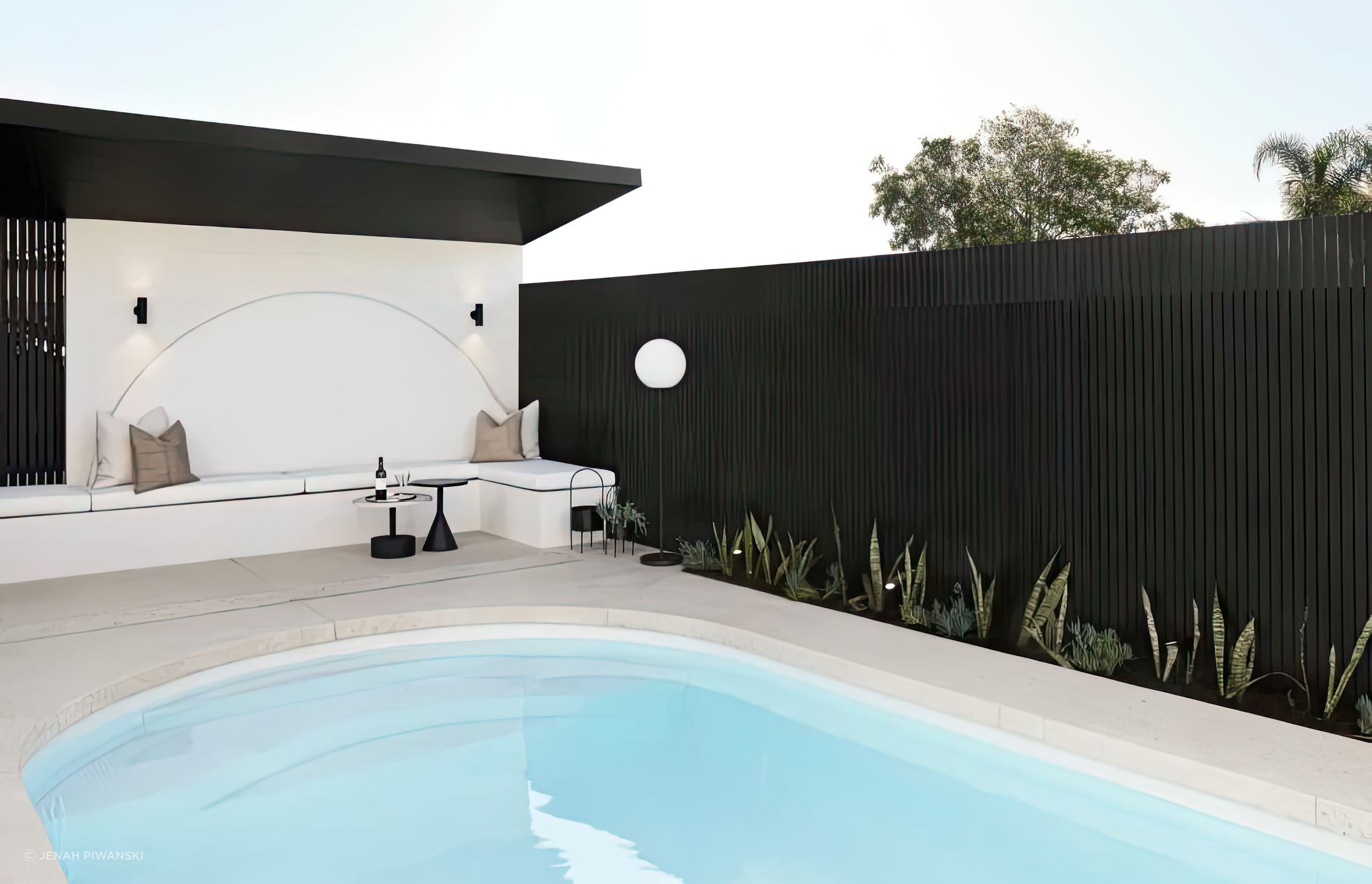 Design Duo Twin Off - Lysandra - concrete concealed pool cover by Aussie Undercover | ArchiPro AU