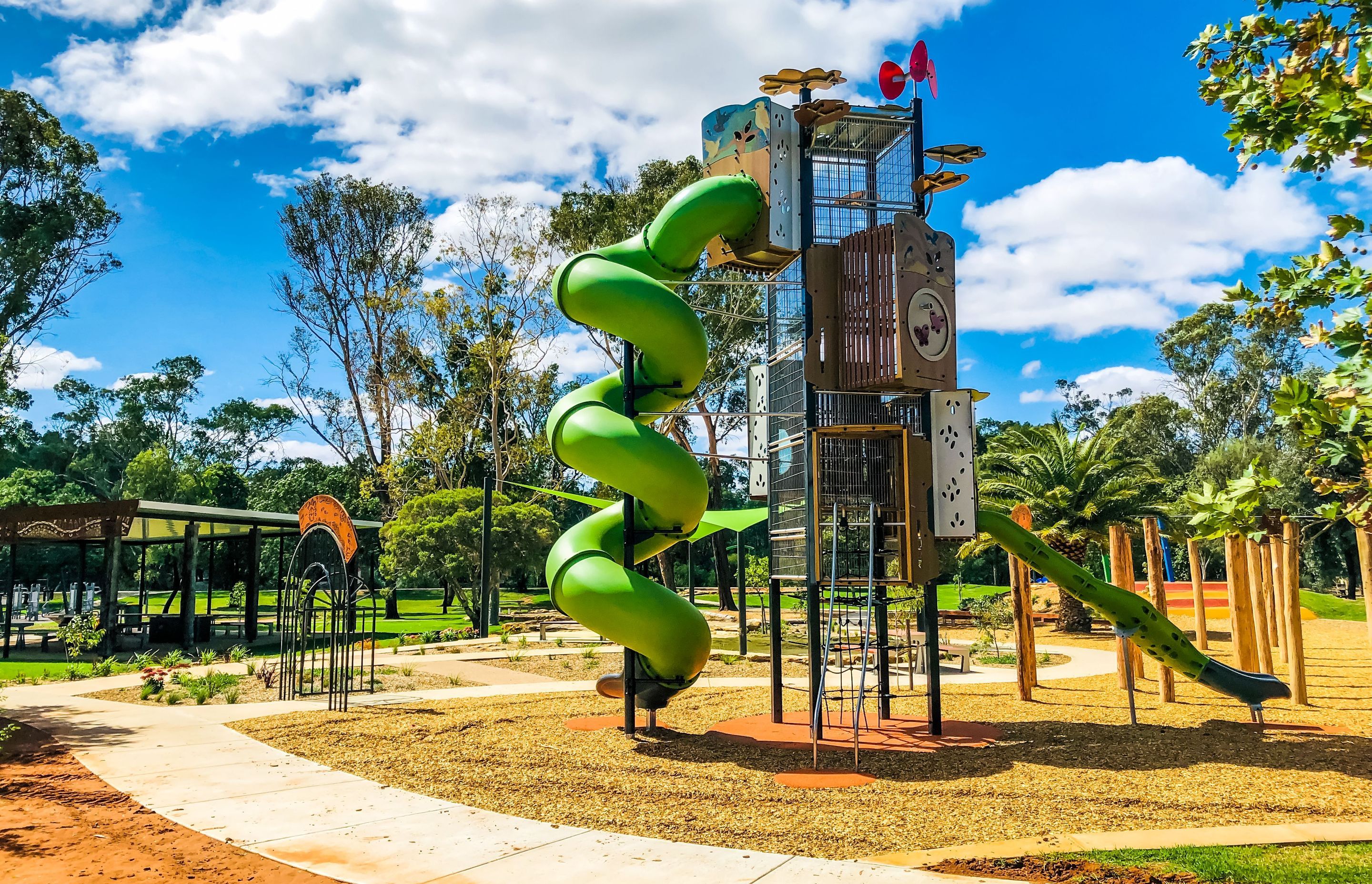 Swan Hill Riverside Adventure Playground by Thomson Hay Landscape ...