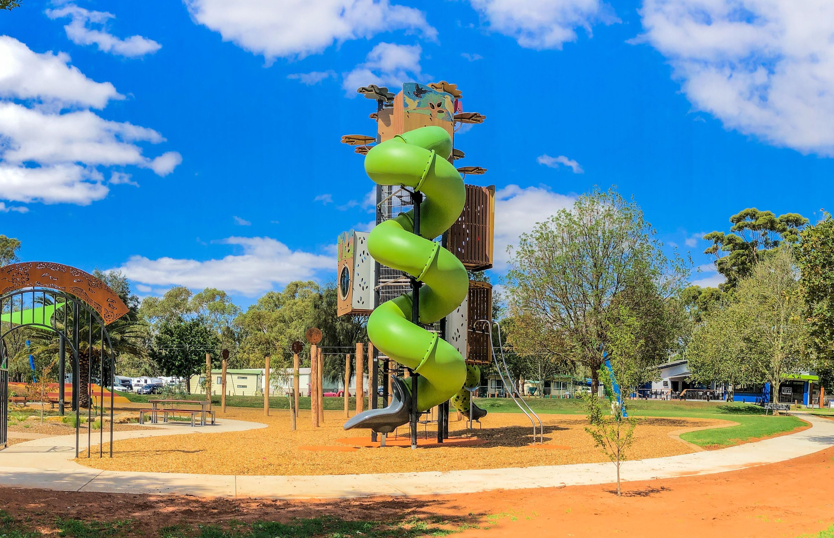 Swan Hill Riverside Adventure Playground by Thomson Hay Landscape ...