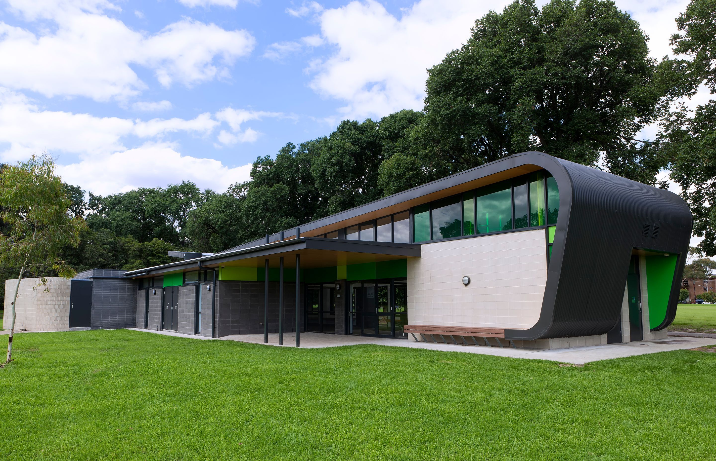 Edinburgh Gardens Cricket Pavilion by ClarkeHopkinsClarke | ArchiPro AU