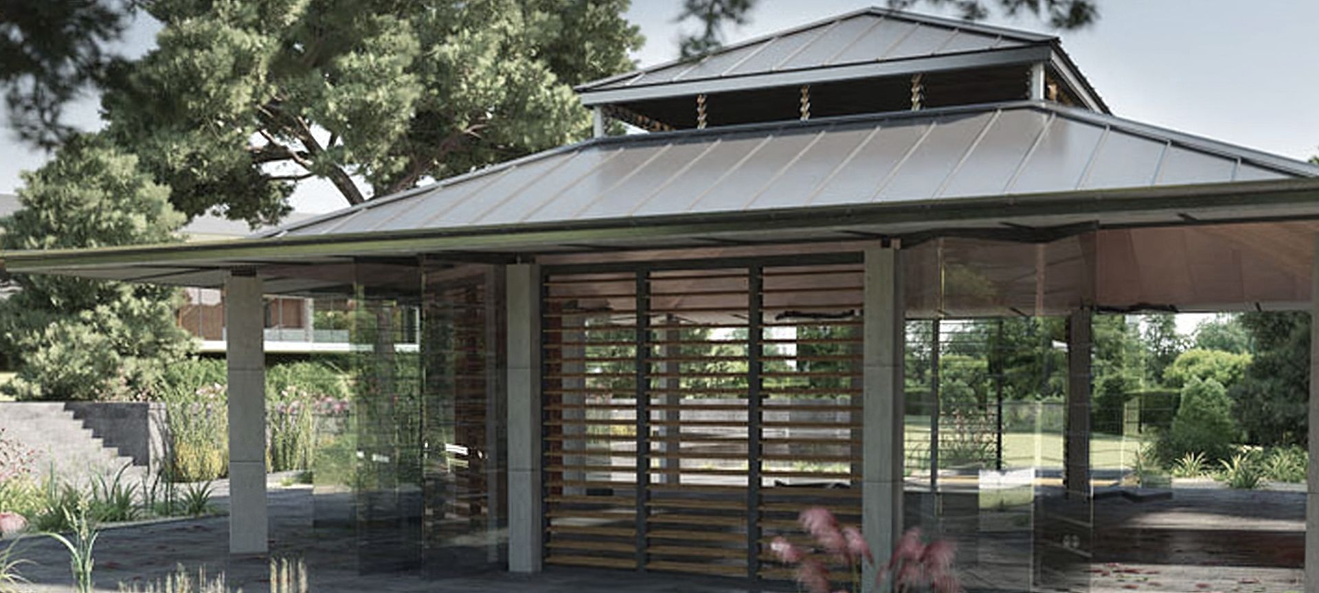 Lotus Pavilion - Visualisation of Memorial Pavilion by 3D Environment ...