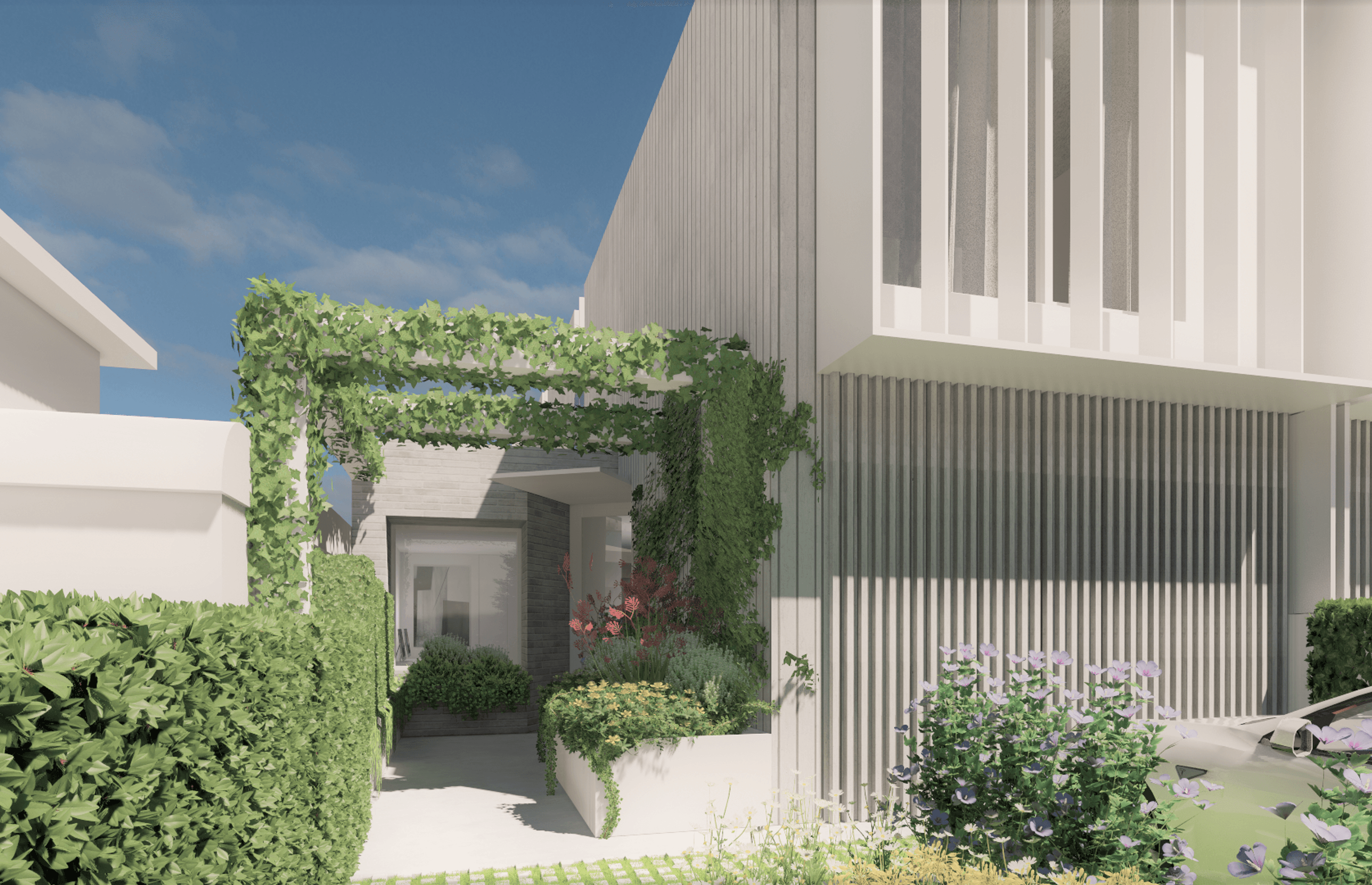 Bayside Townhouses by Borland Architecture | ArchiPro AU