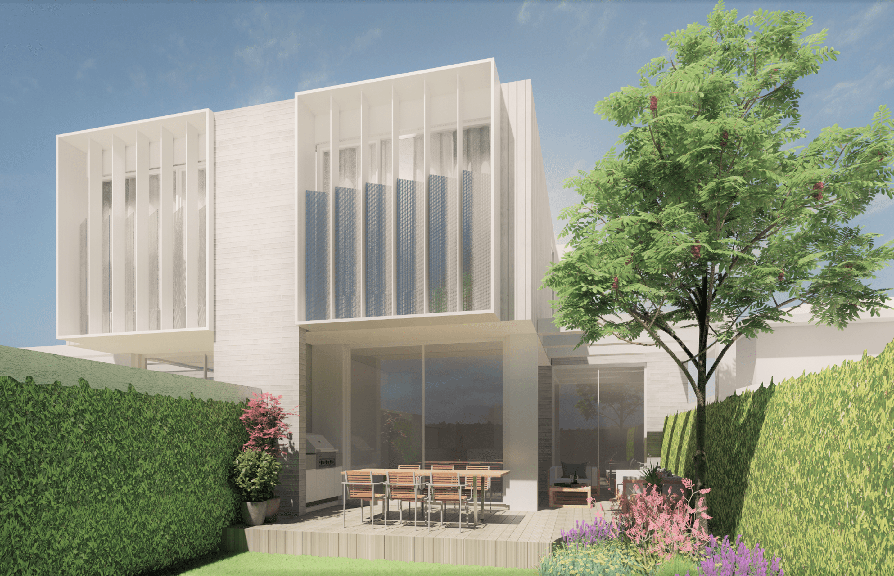 Bayside Townhouses by Borland Architecture | ArchiPro AU