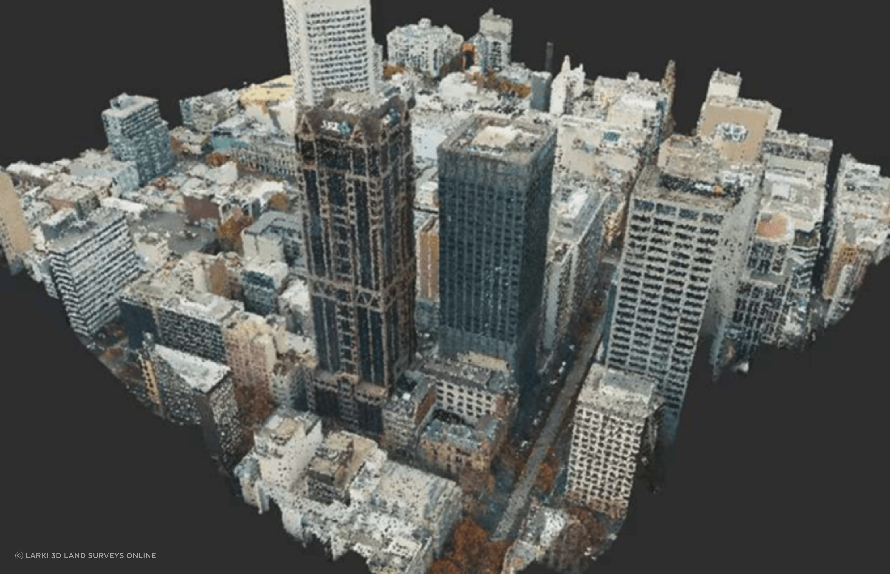 3D Aerial Point Cloud by LARKI 3D Land Surveys Online | ArchiPro AU