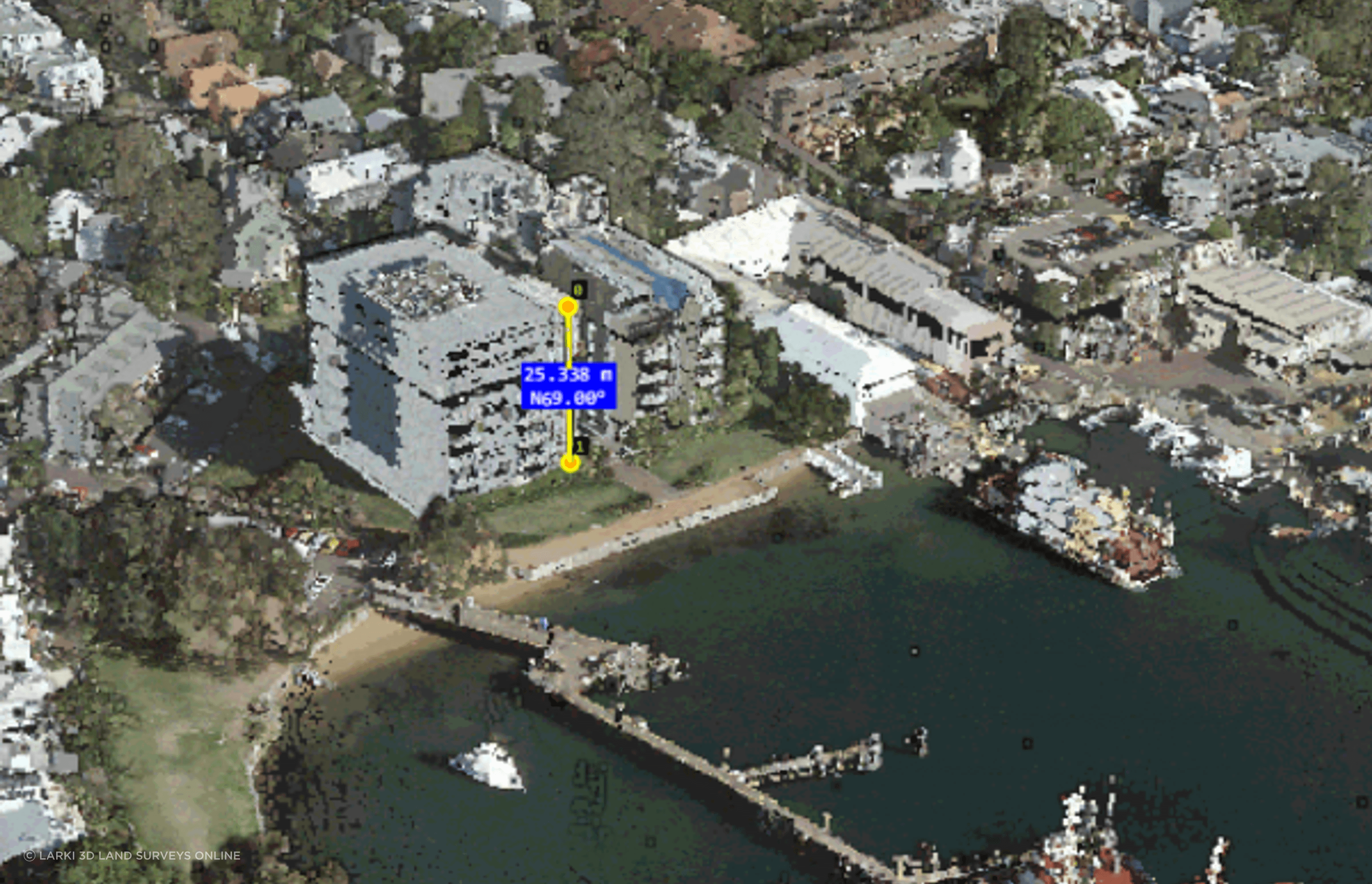 3D Aerial Point Cloud by LARKI 3D Land Surveys Online | ArchiPro AU