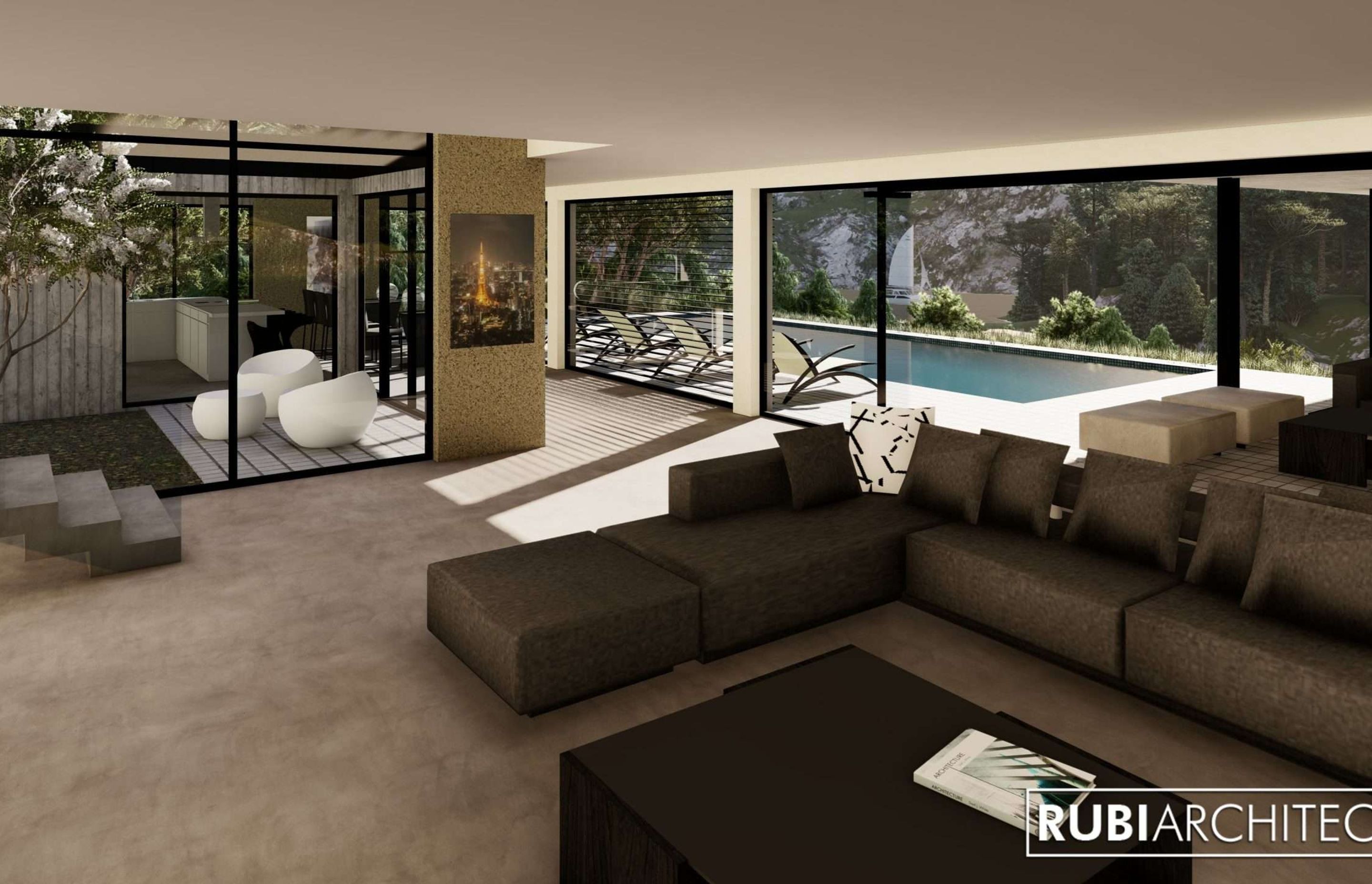 House on a cliff by RUBI Architects | ArchiPro AU