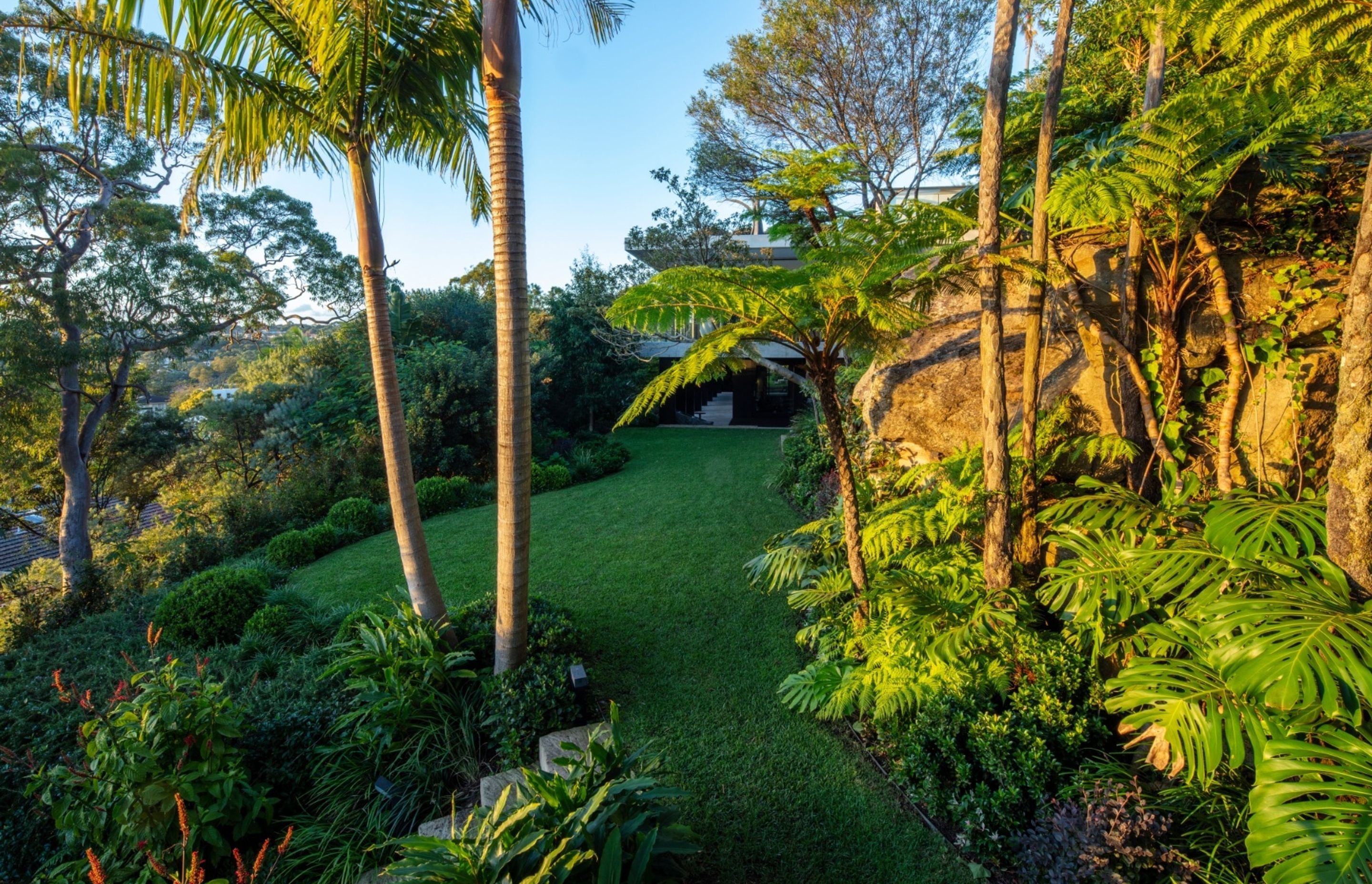 Sub Tropical Pleasure Gardens by Bates Landscape Design | ArchiPro AU