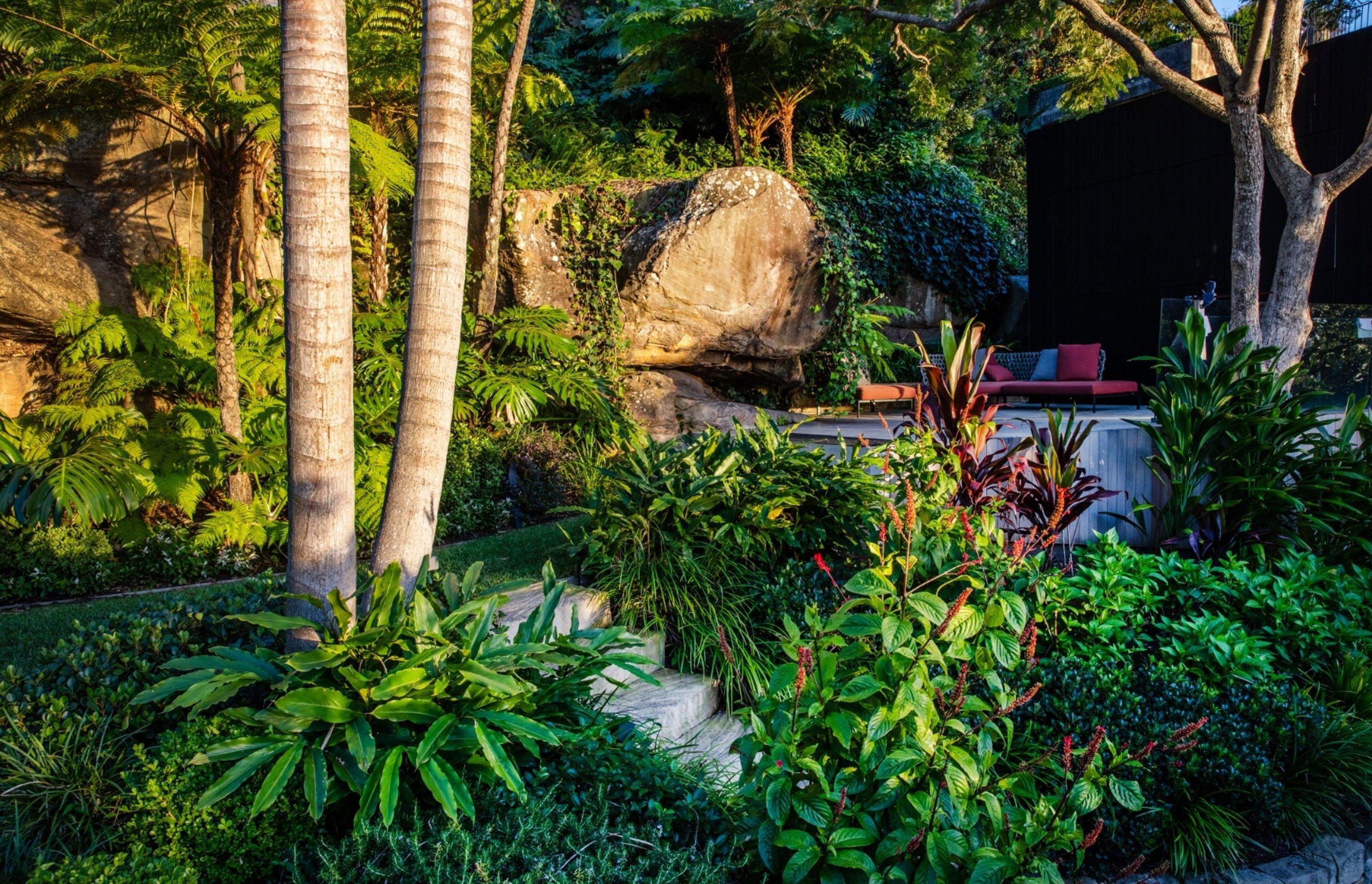 Sub Tropical Pleasure Gardens by Bates Landscape Design | ArchiPro AU